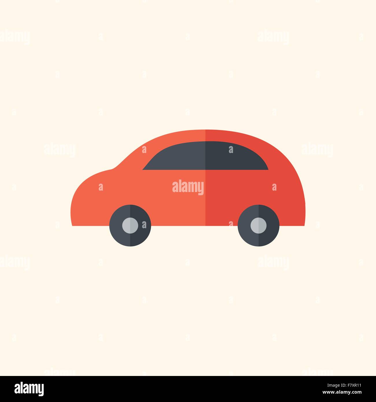Car Flat Icon Stock Vector Image & Art - Alamy