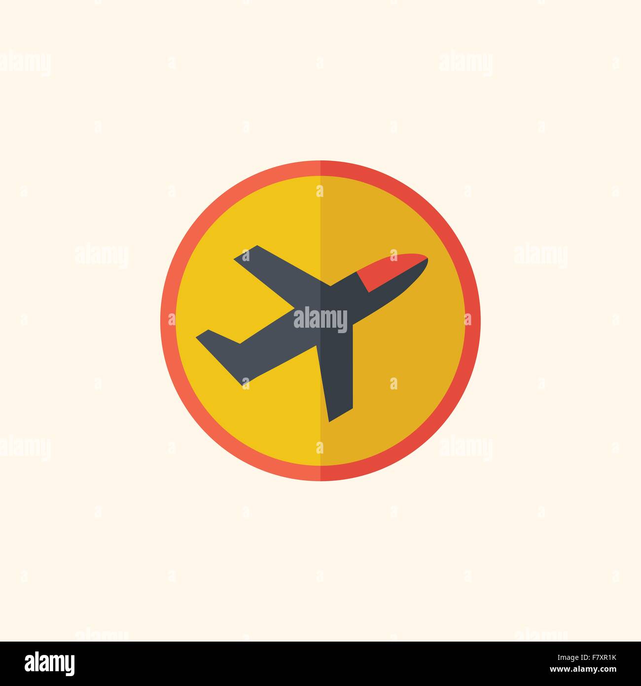 Flying airplane icon design Stock Vector Images - Alamy