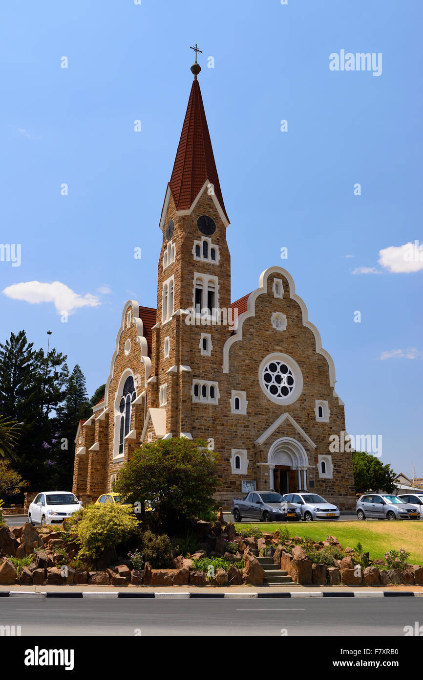 Lutheran Church of Christ (Christus Kirche) in Windhoek, Namibia Stock ...