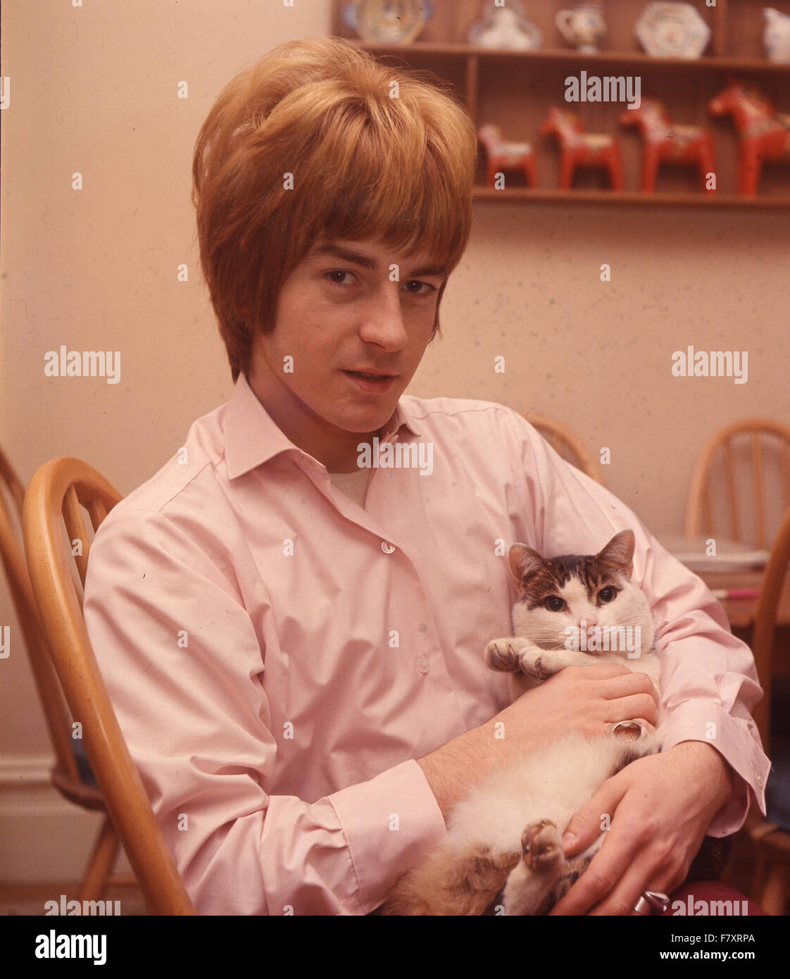 DAVID GARRICK (1945-2013) UK pop singer in 1967. Photo Tony Gale Stock ...