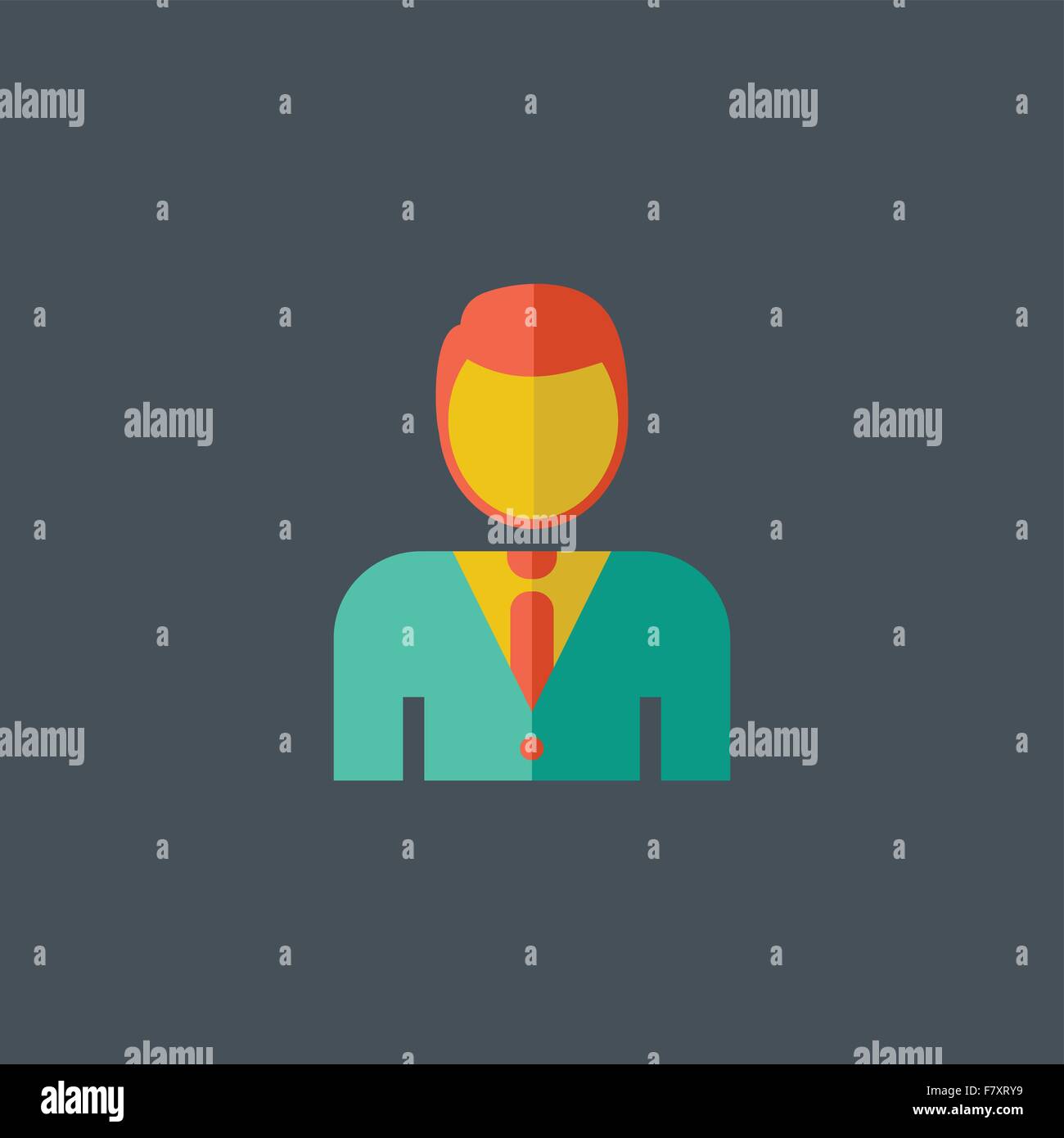 Avatar Flat Icon Stock Vector Image & Art - Alamy