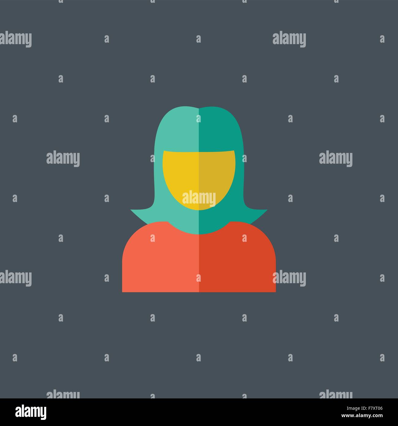 Avatar Flat Icon Stock Vector Image & Art - Alamy