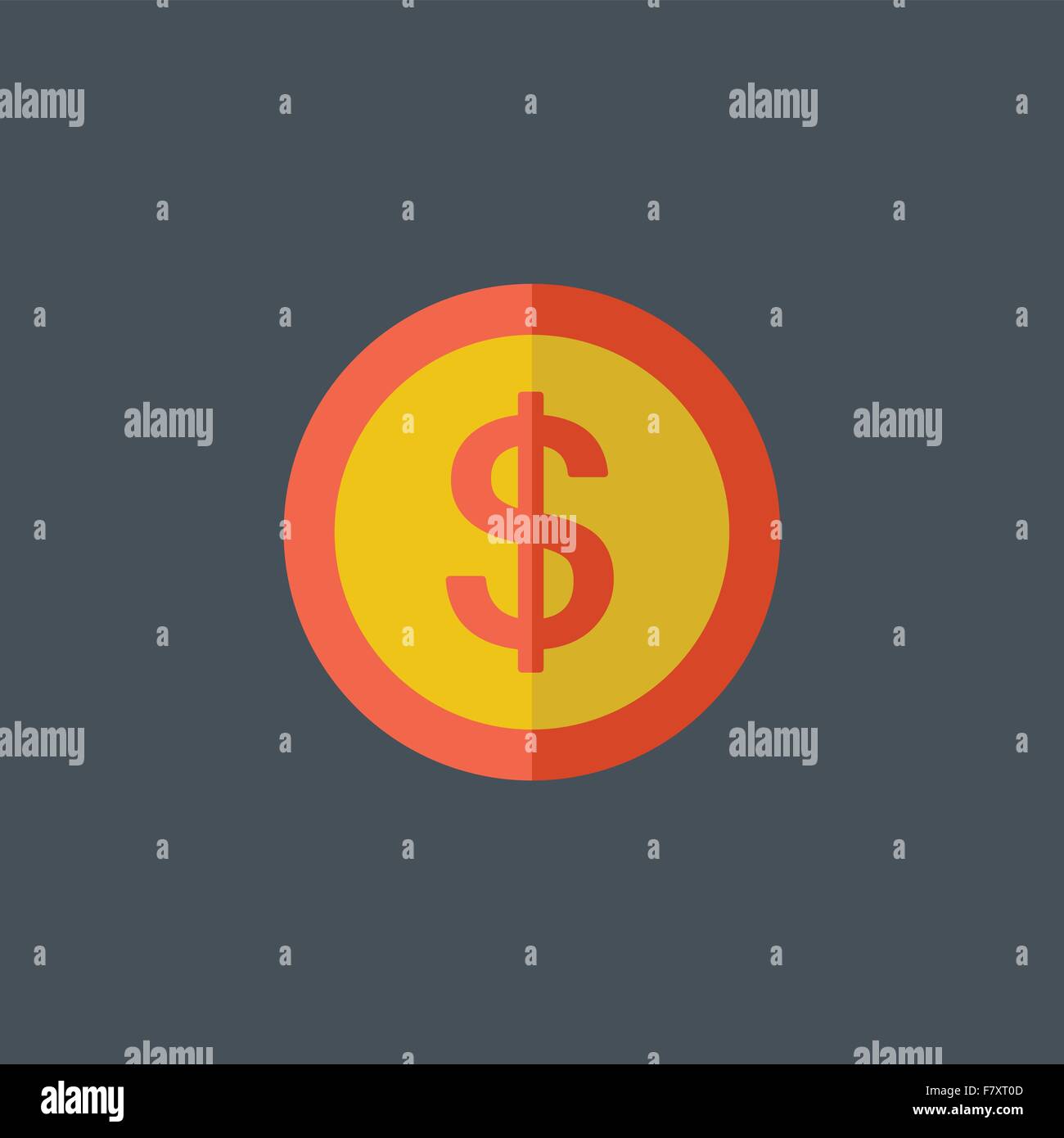 Flat dollar sign Stock Vector Images - Alamy