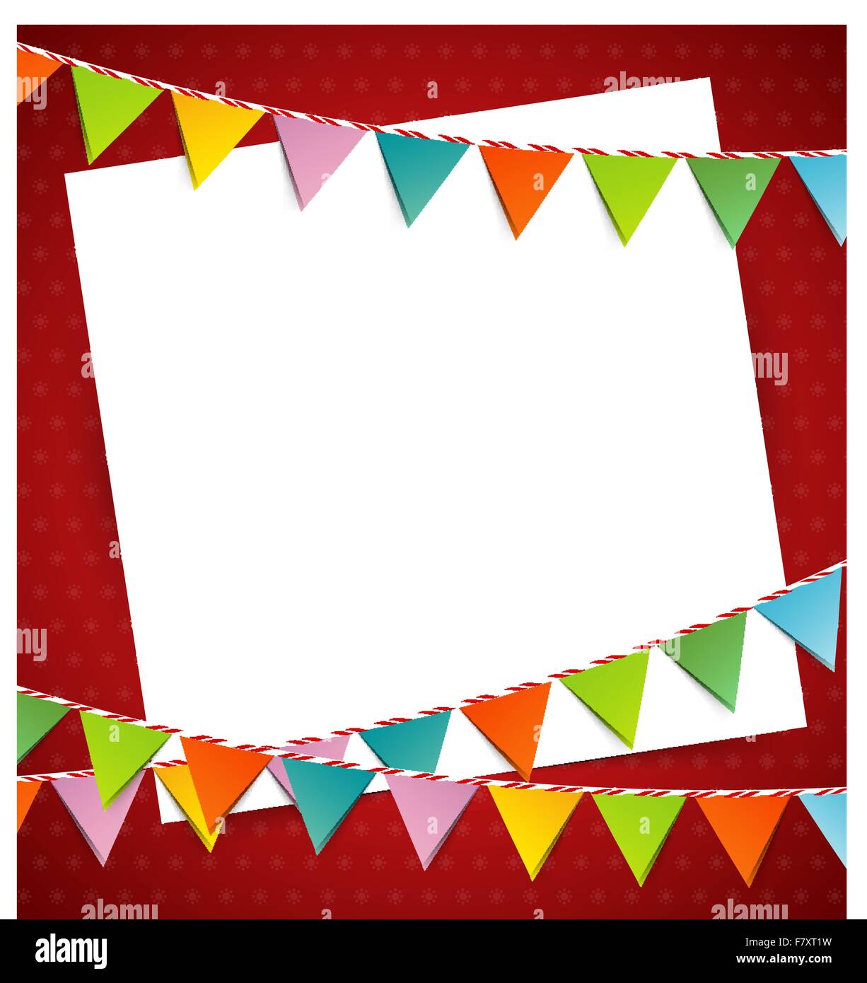 Bunting party color flags Stock Vector Image & Art - Alamy