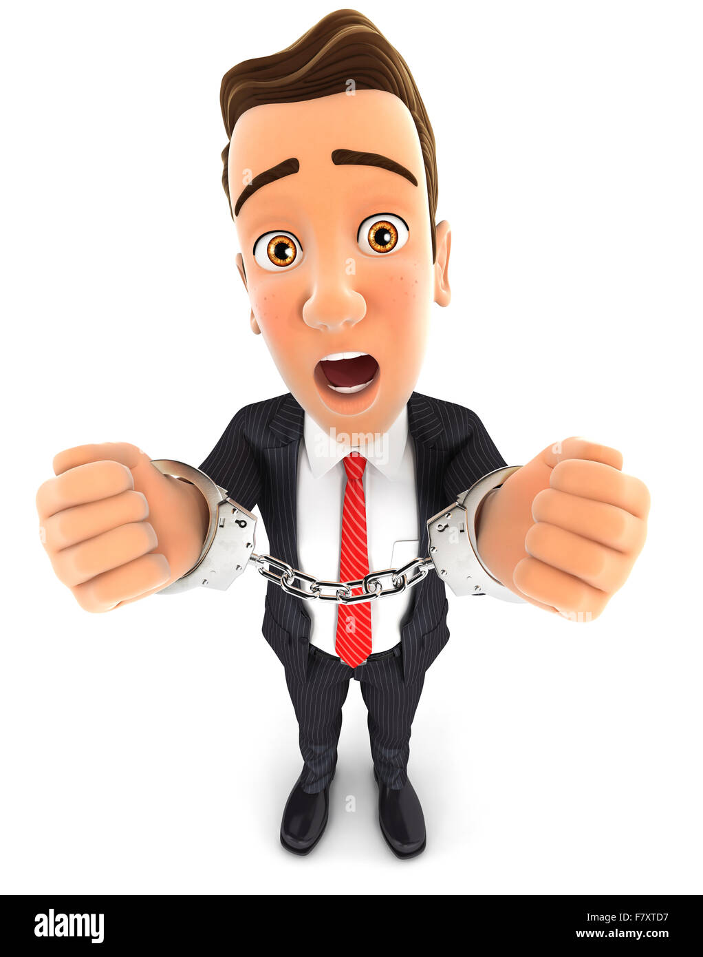 Police Handcuffing Someone Cartoon