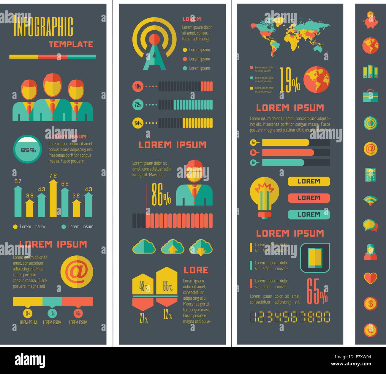Technology Infographic Elements Stock Vector Image & Art - Alamy