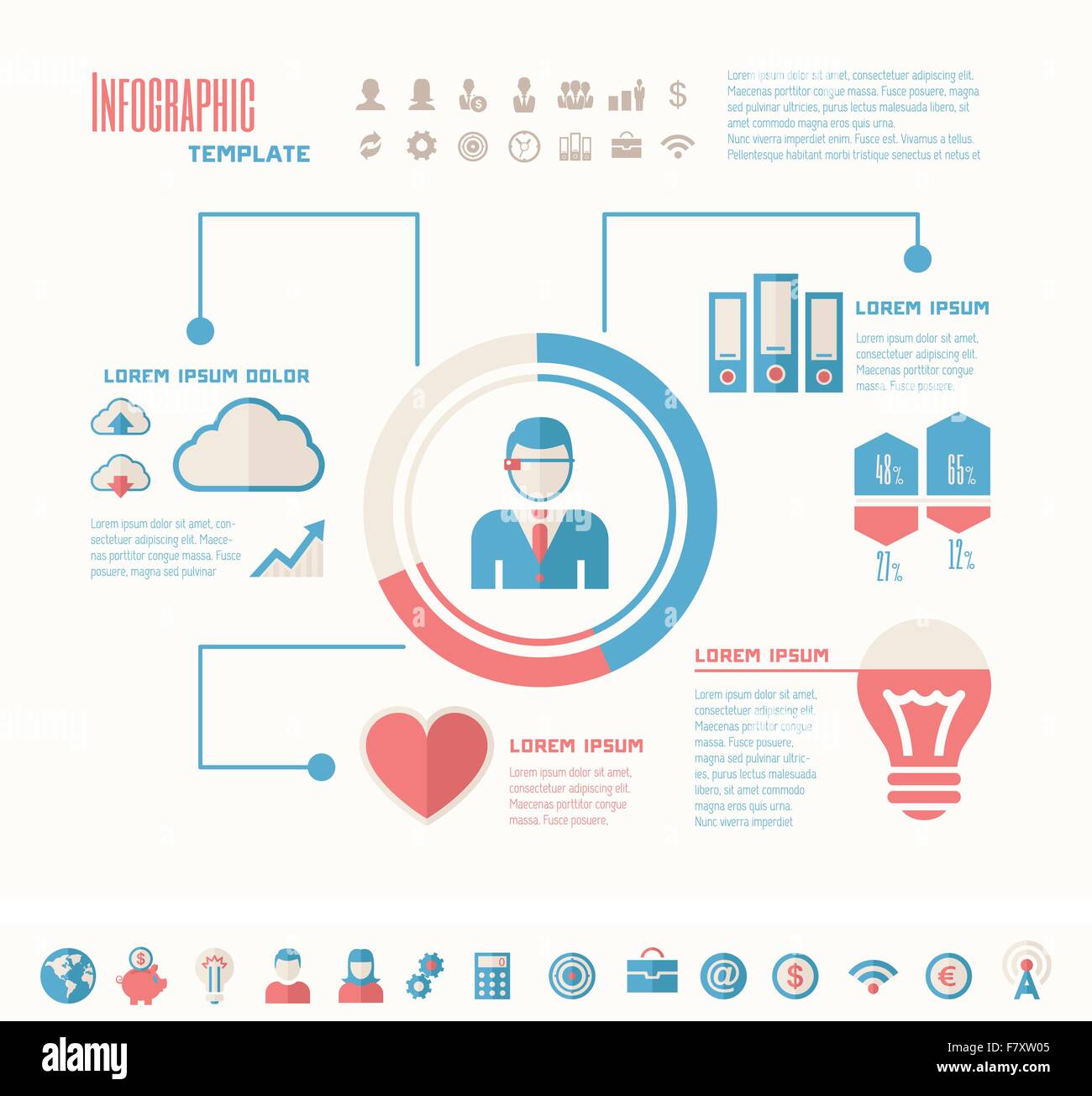 Technology Infographic Elements Stock Vector Image & Art - Alamy