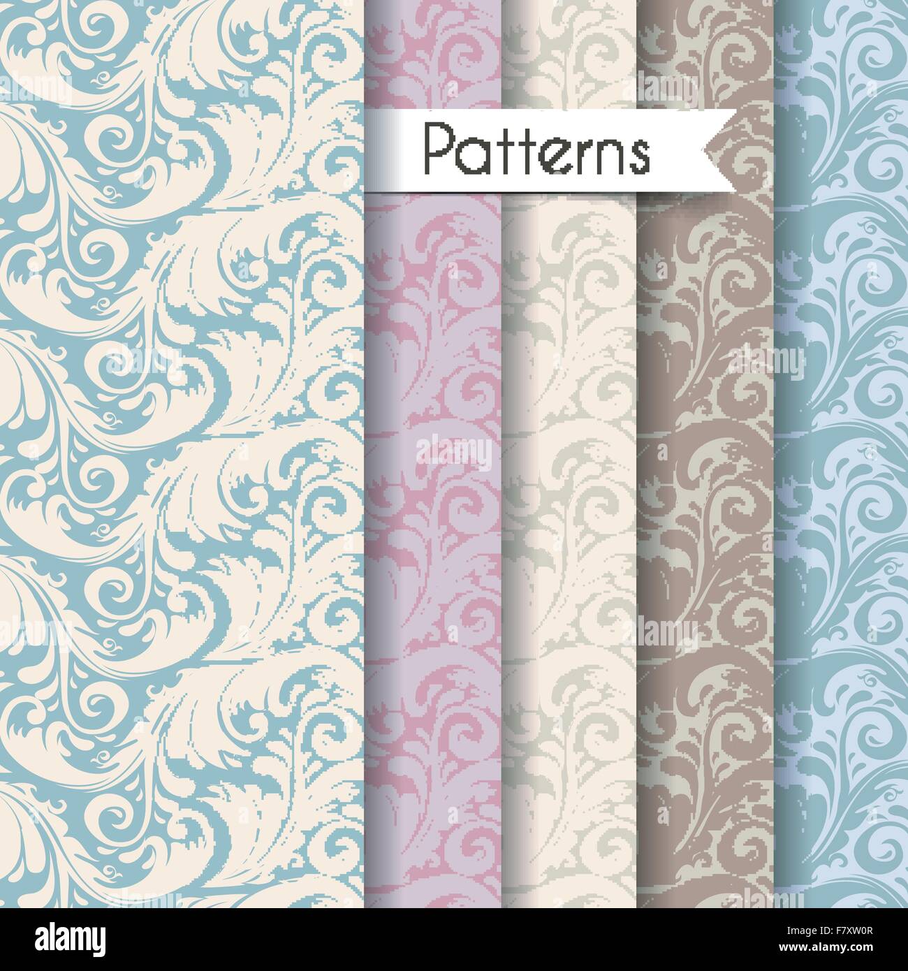 Seamless patterns set Stock Vector Image & Art - Alamy