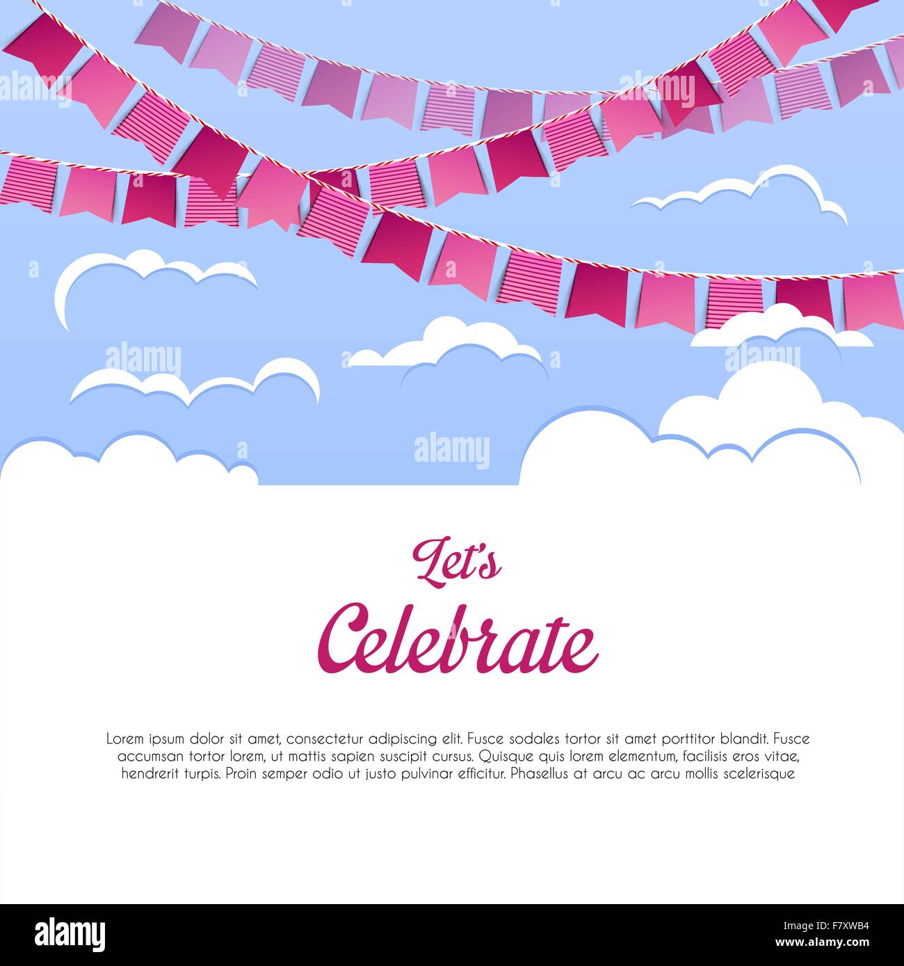 Blowing rainbow flag Stock Vector Images - Alamy