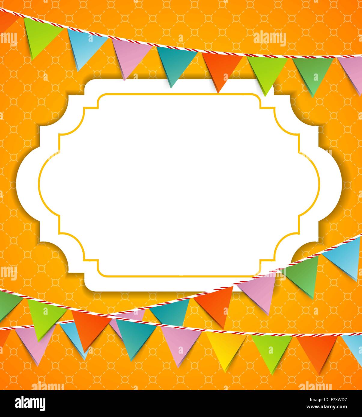 Bunting party color flags Stock Vector Image & Art - Alamy