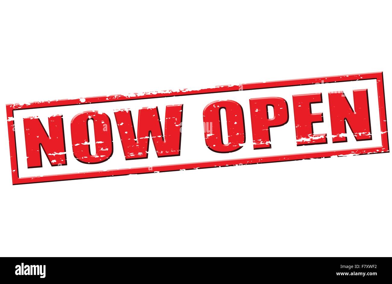 Now open sign Stock Vector Images - Alamy