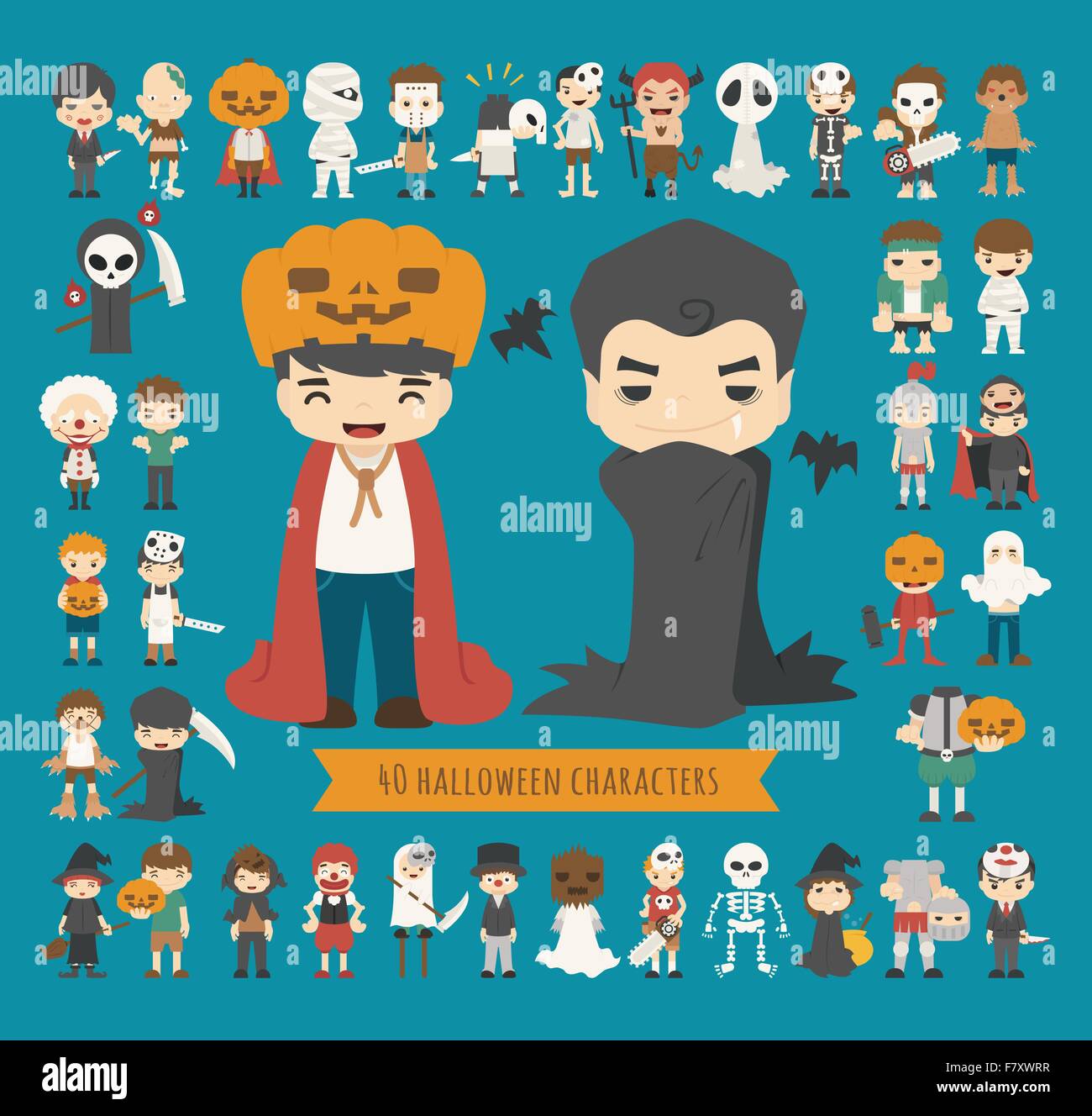 Trick treat halloween traditional Stock Vector Images - Alamy
