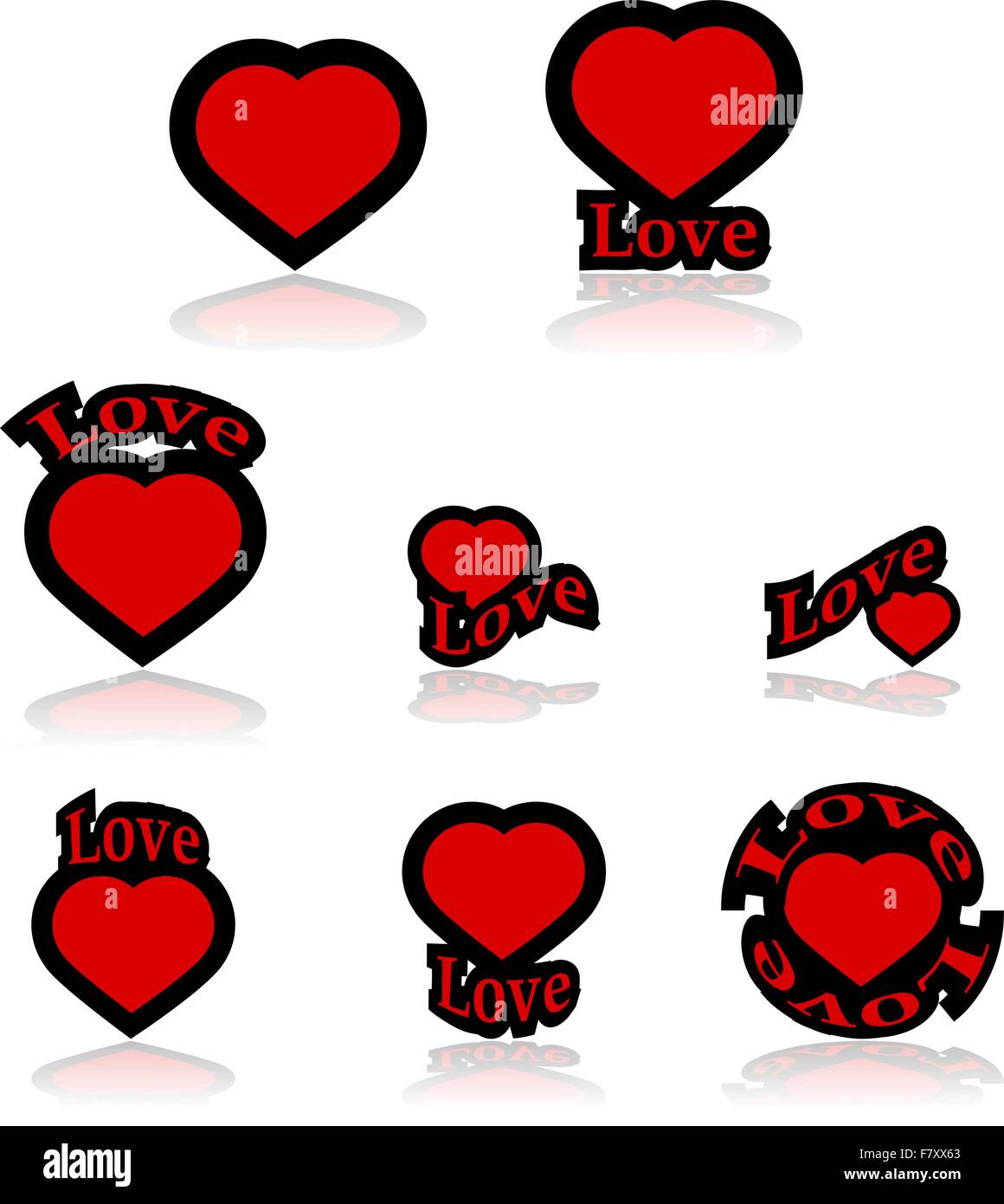 Deep love Stock Vector Images - Alamy