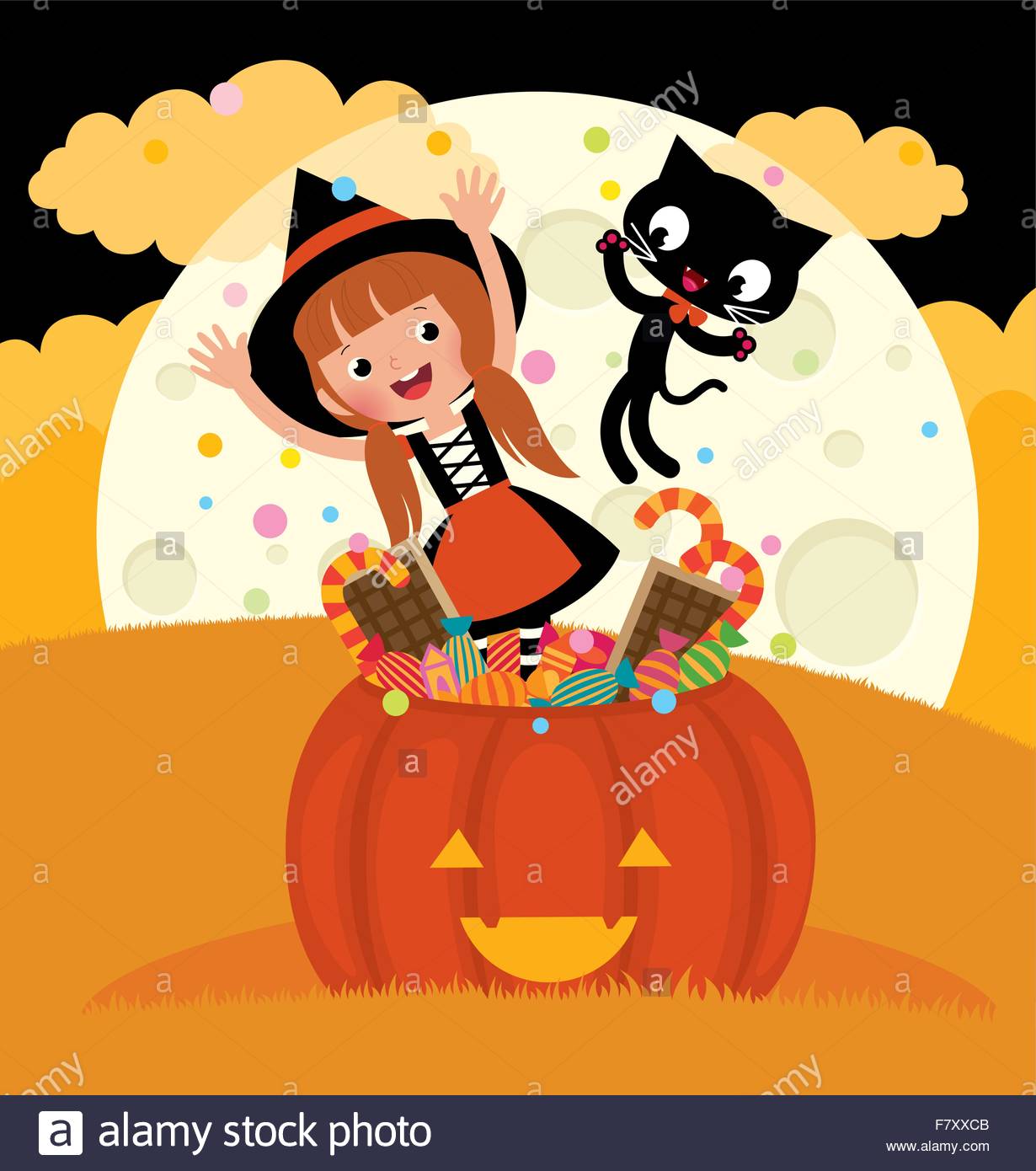 Witch Cat High Resolution Stock Photography and Images - Alamy