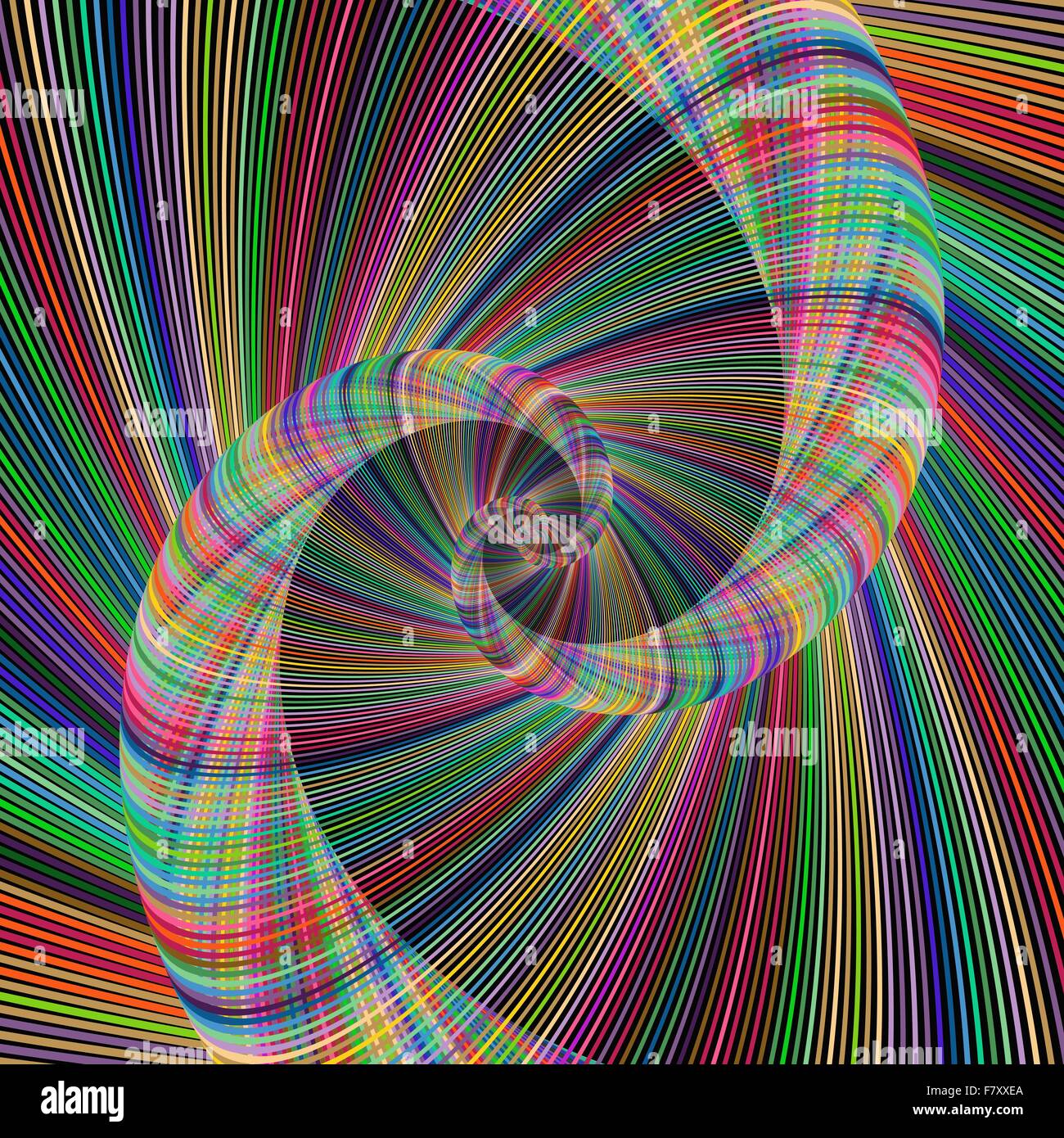 Colorful spiral fractal background Stock Vector Image & Art - Alamy