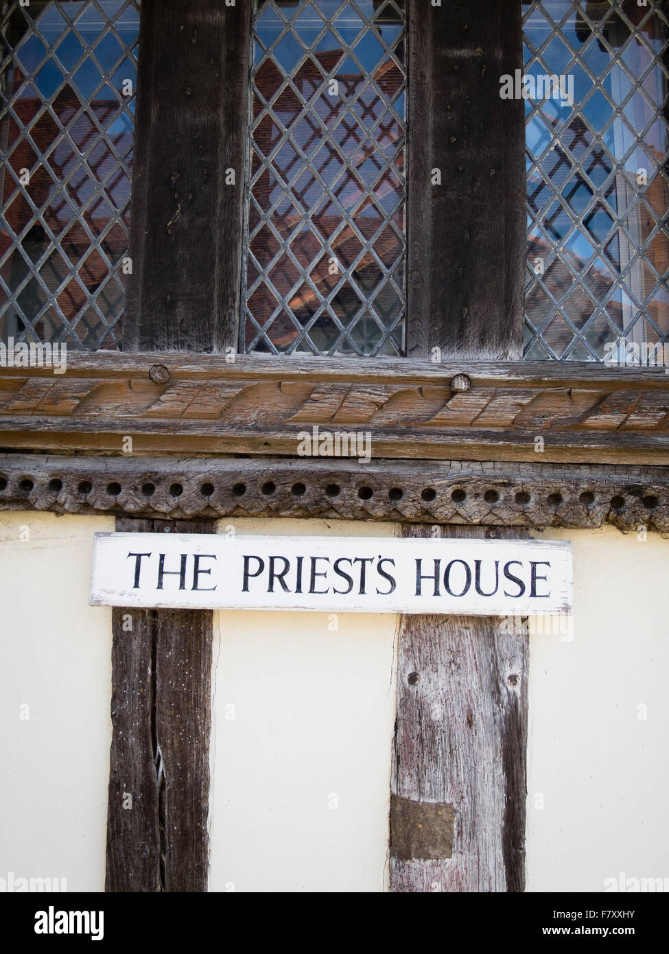 The Priest's house sign Stock Photo - Alamy