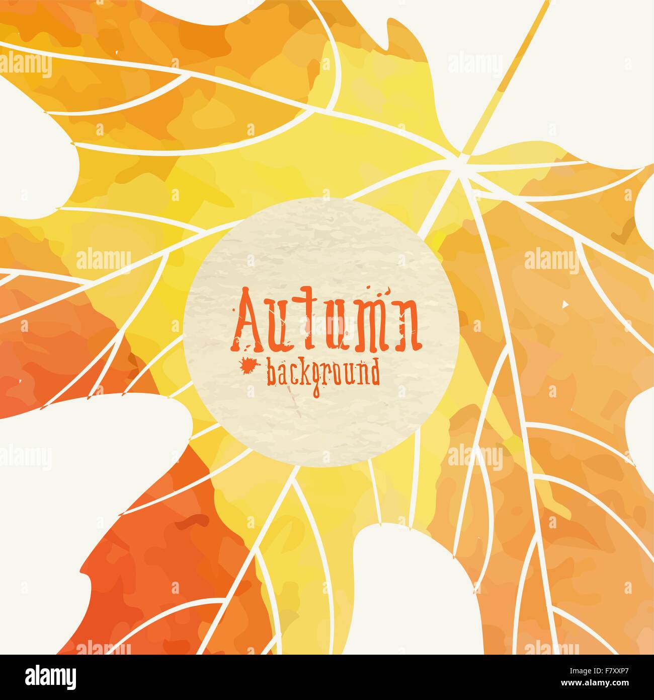 Simple Autumn Background Stock Vector Image & Art - Alamy