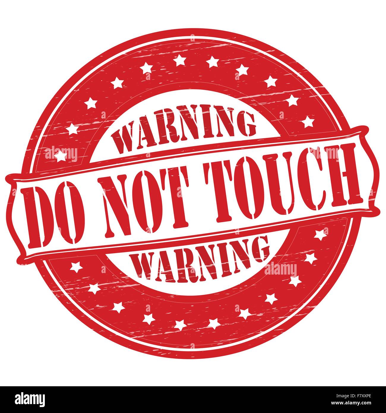 Do not touch Stock Vector Image & Art - Alamy