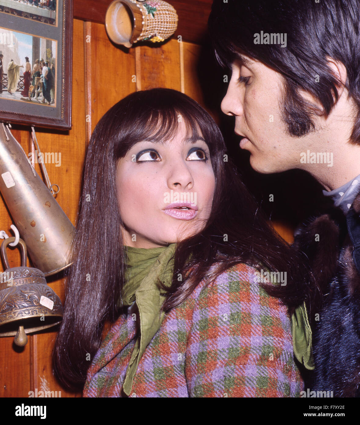 ESTHER & ABI OFARIM Israeli pop duo in 1966. Photo Tony Gale Stock ...