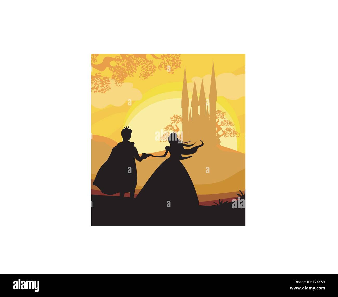 Princess woman Stock Vector Images - Alamy