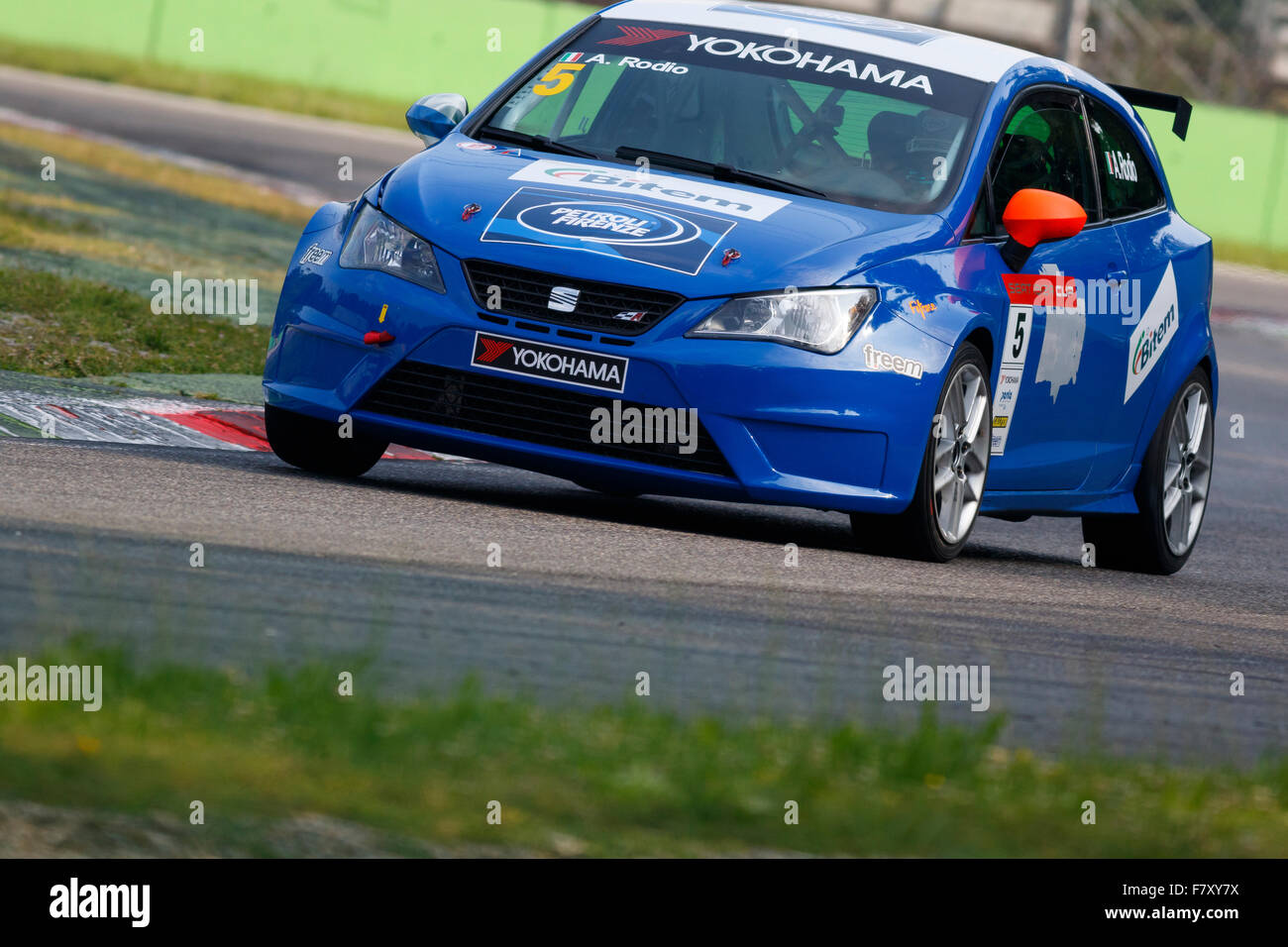 Monza, Italy - May 30, 2015: Seat Ibizia – Bd Racing Team, driven Rodio ...