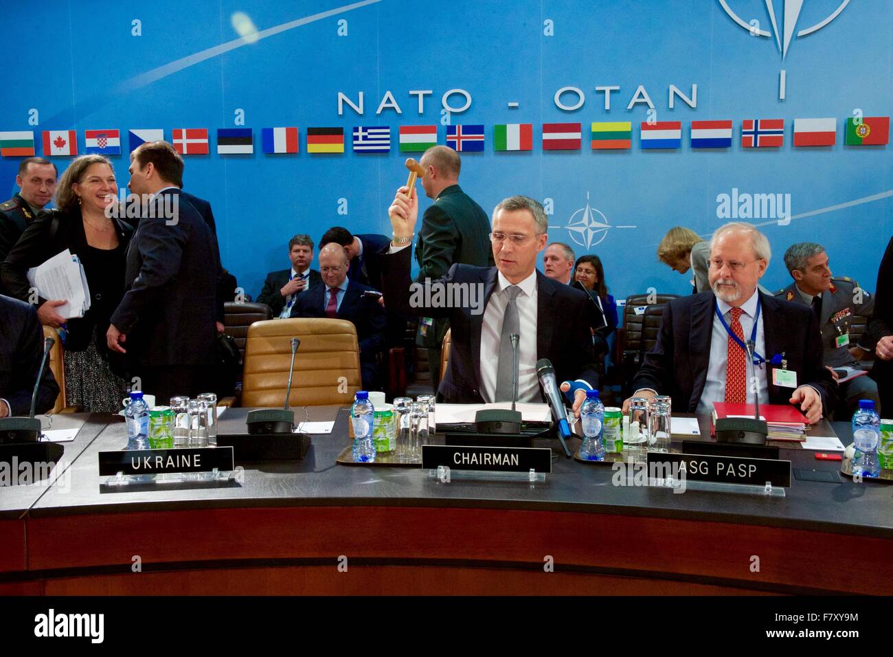 North Atlantic Treaty Organization Secretary General Jens Stoltenberg ...