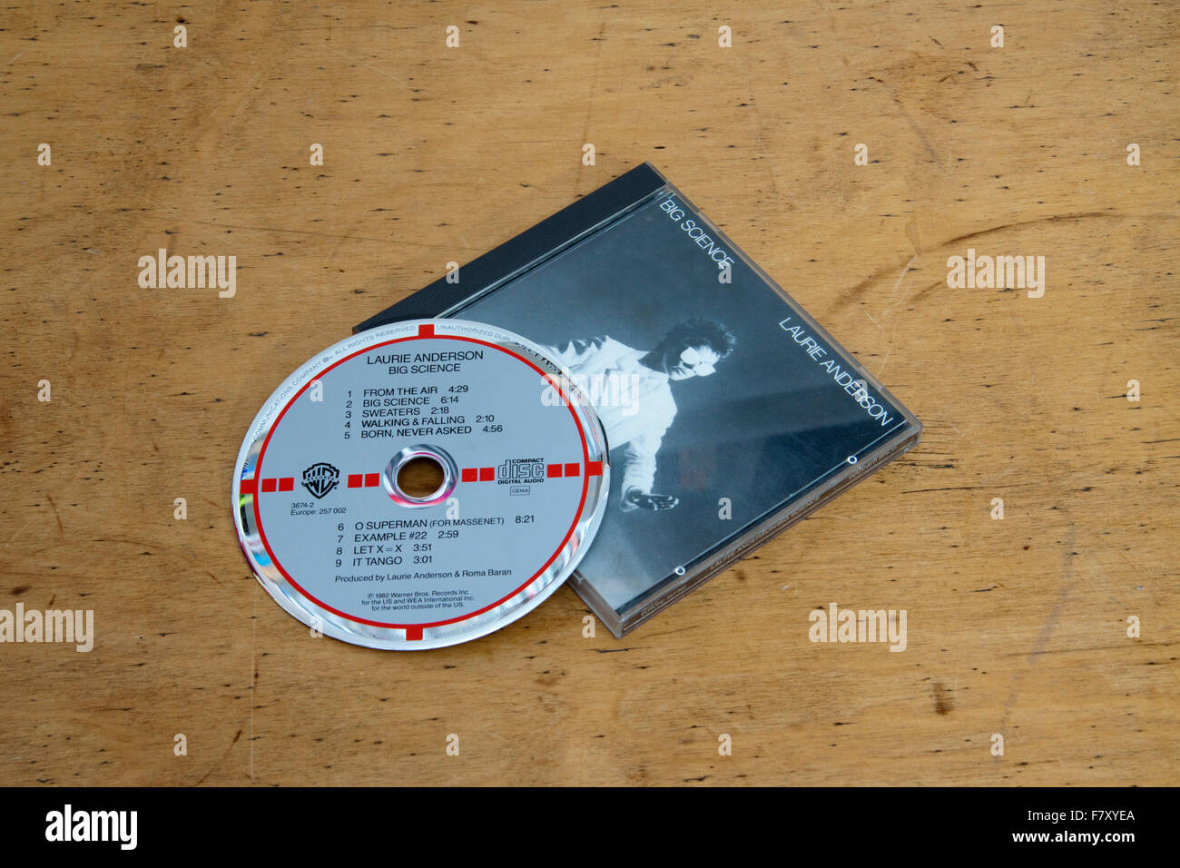 Laurie Anderson's 1982 album Big Science Stock Photo - Alamy