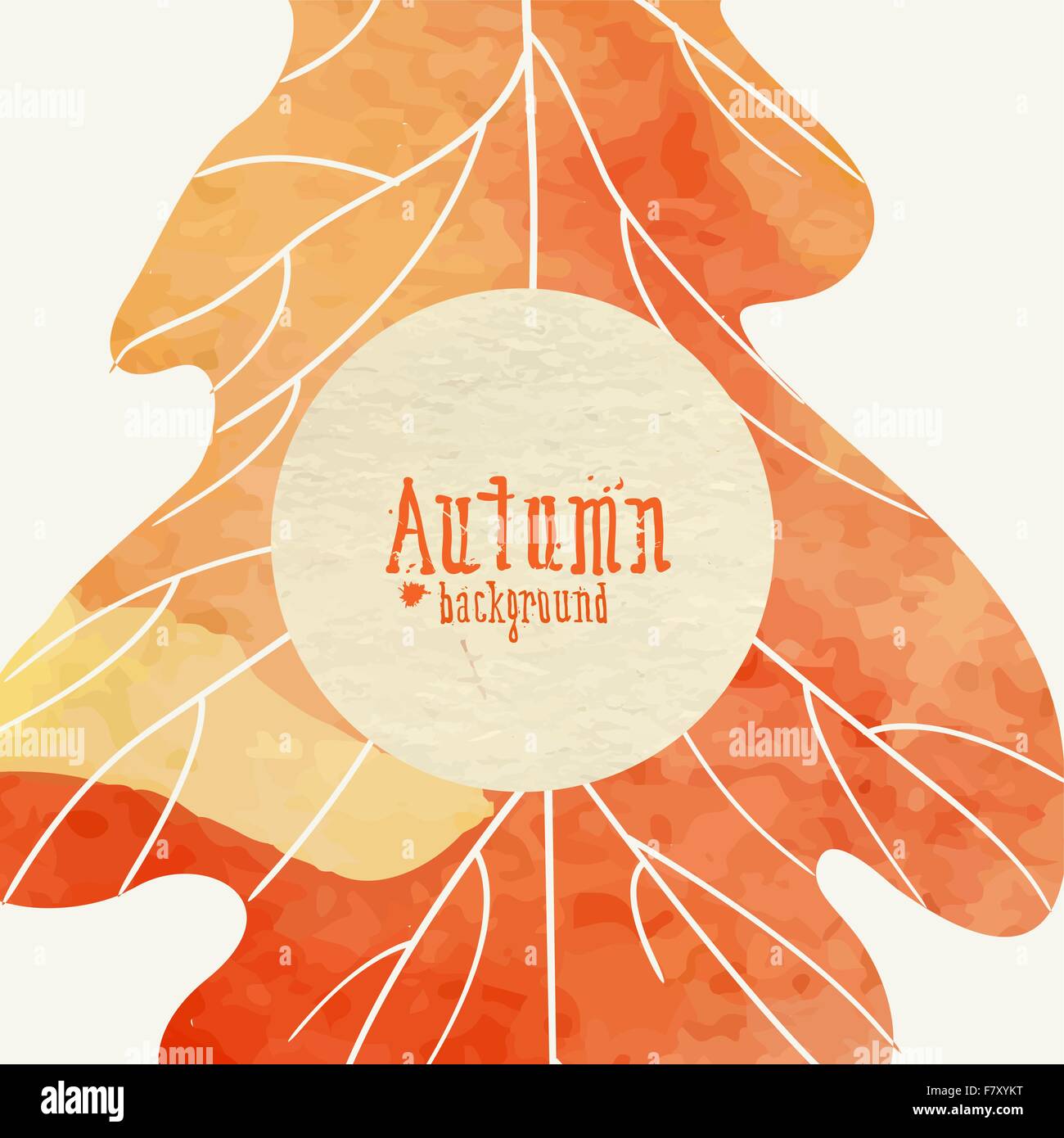 Simple Autumn Background Stock Vector Image & Art - Alamy