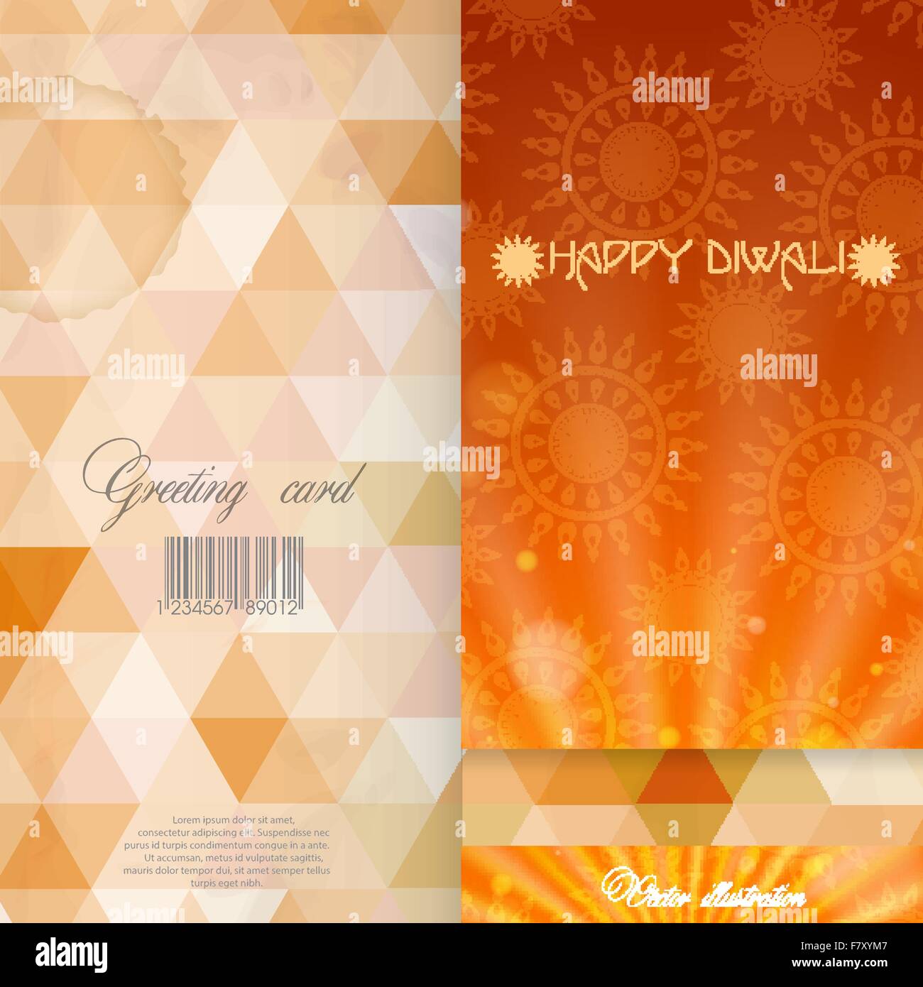 Greeting Card Design, Template Stock Vector Image & Art - Alamy