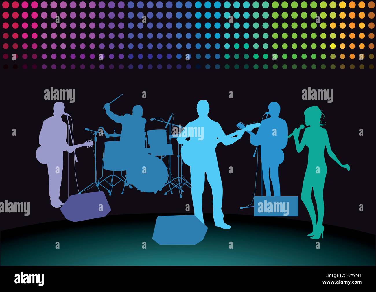 Rock on sign Stock Vector Images - Alamy