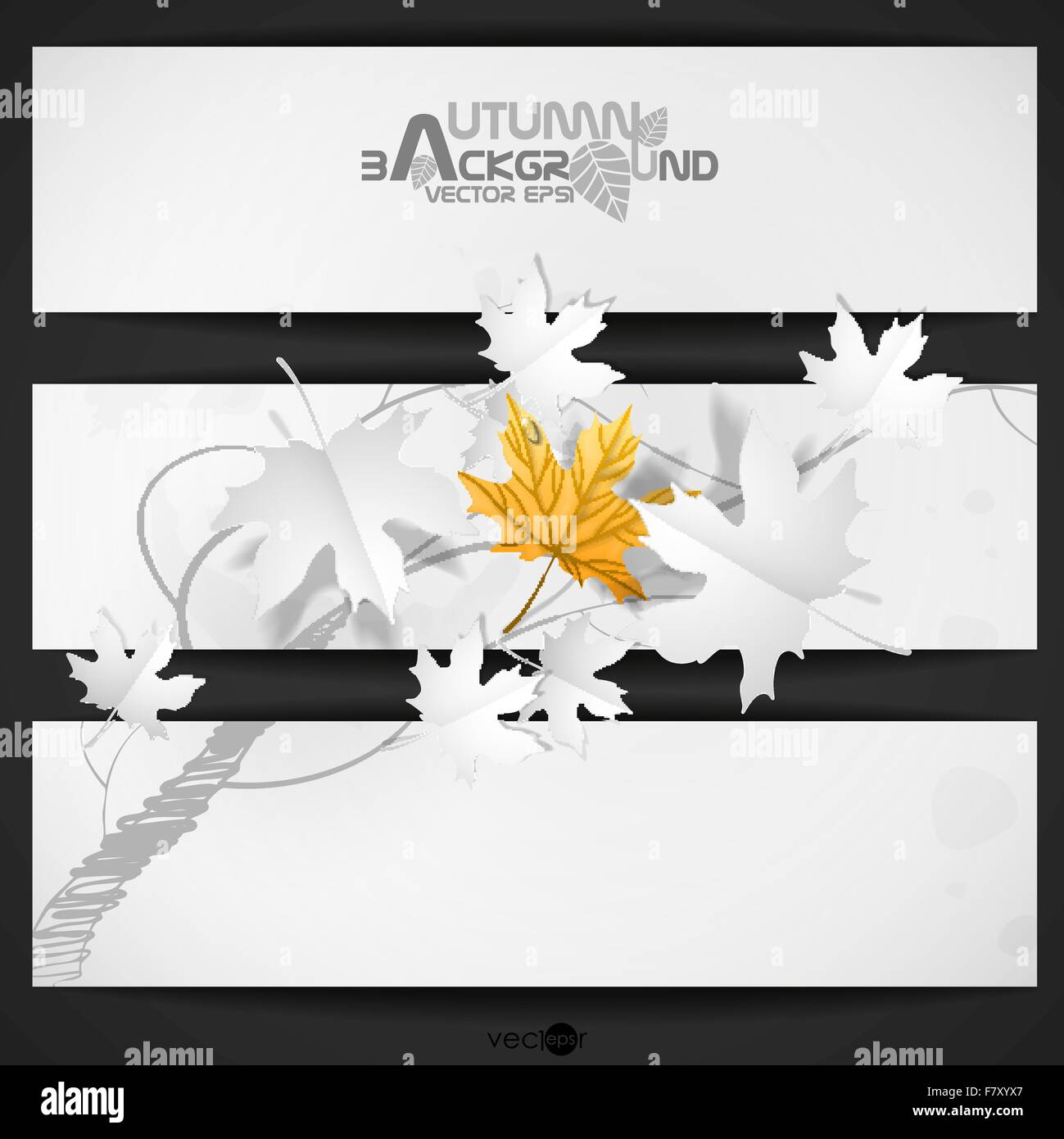 Autumn Leaves Background Stock Vector Image & Art - Alamy