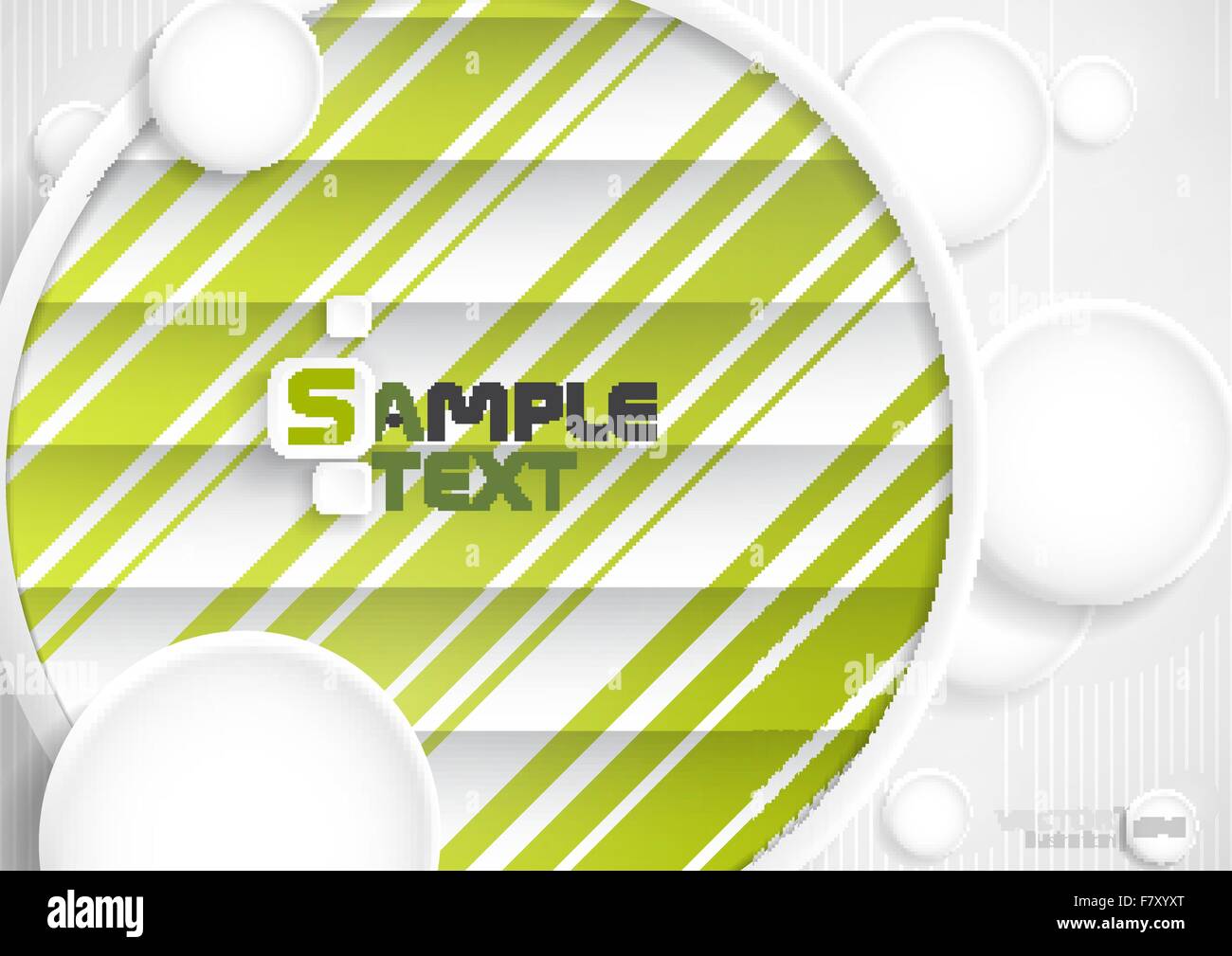 Abstract Background With White Paper Circles Stock Vector Image & Art ...