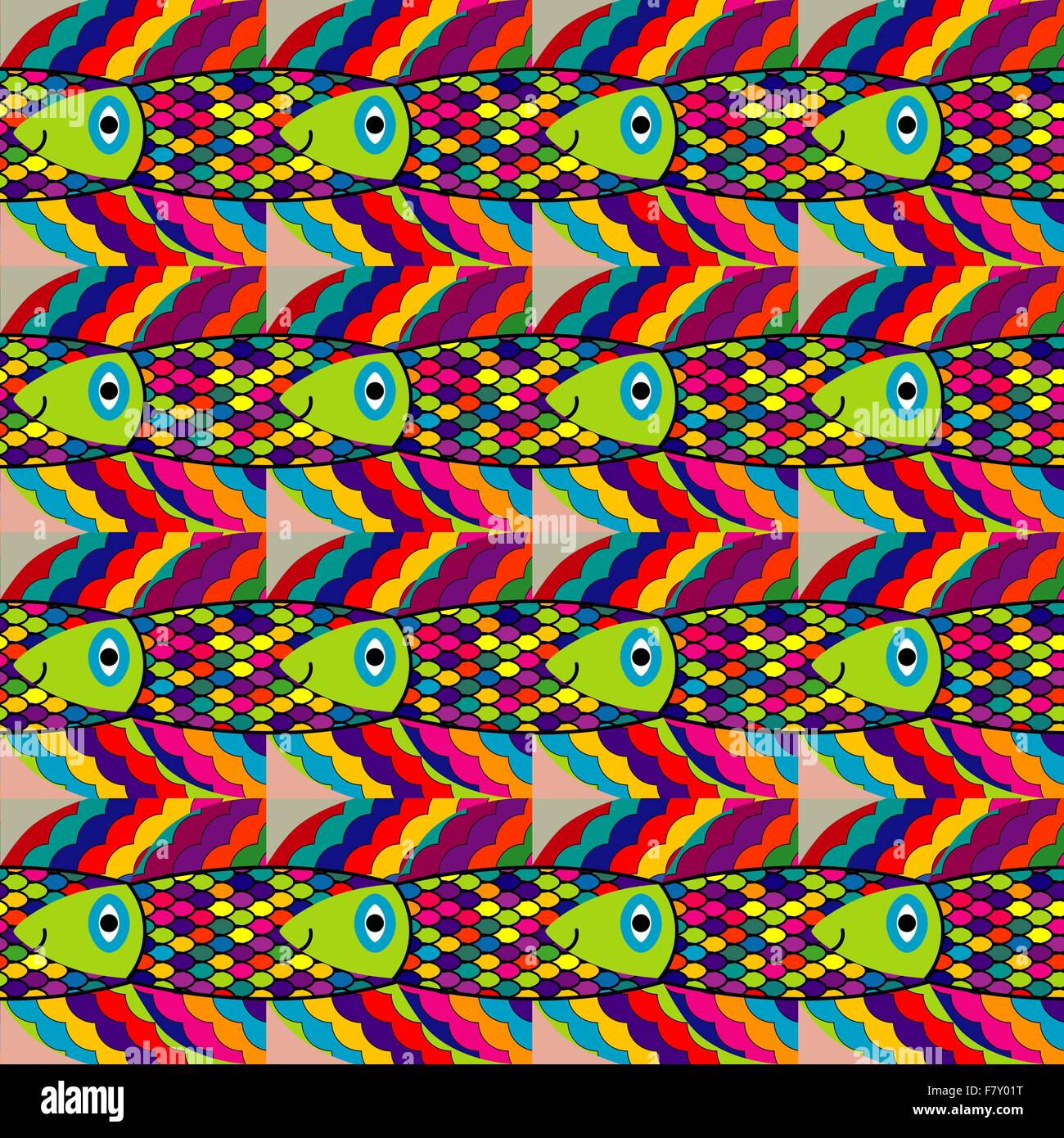 colorful fantasy fish Stock Vector Image & Art - Alamy