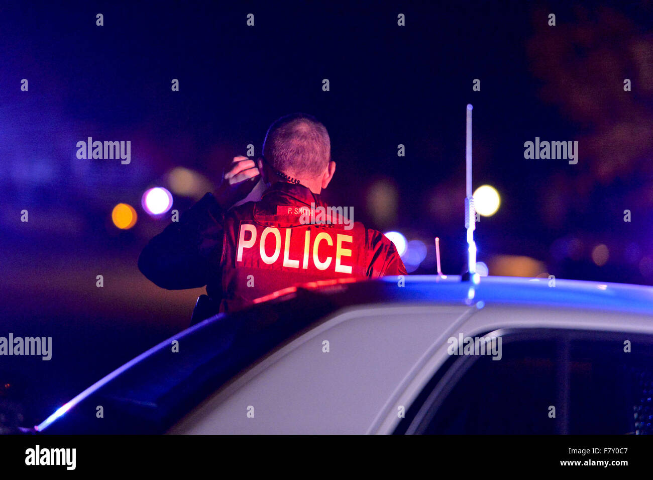 San Bernardino, California, USA. 2nd Dec, 2015. Redlands Police units ... San Bernardino, California, USA. 2nd Dec, 2015. Redlands Police units ...