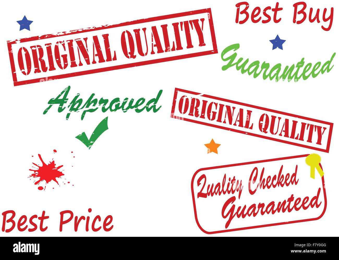 Set of stamps Stock Vector Image & Art - Alamy