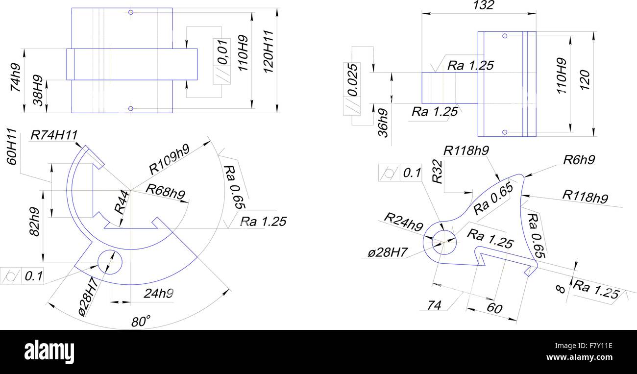 Industrial structure blueprint vector hi-res stock photography and ...