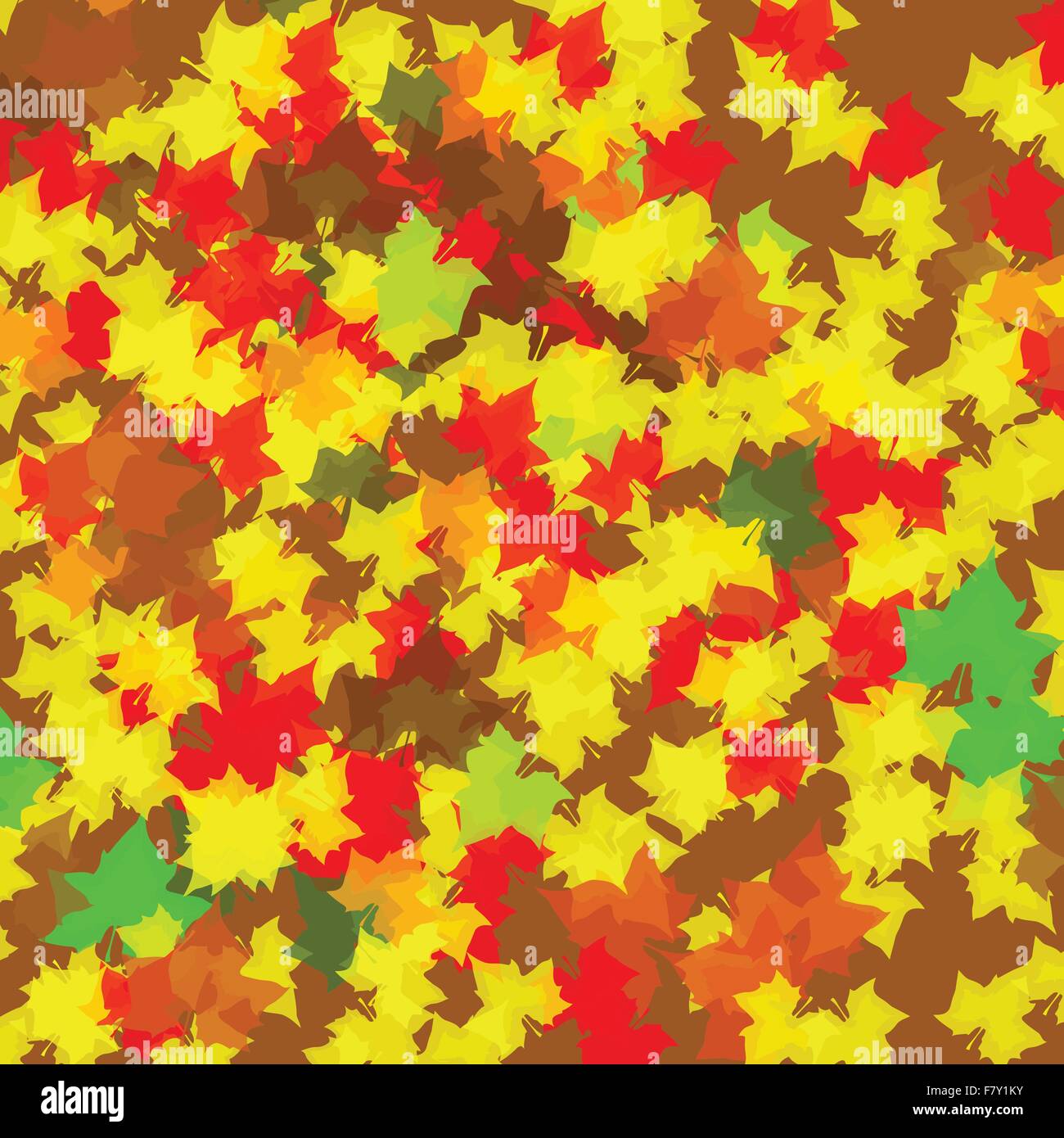 Closeup autumn foliage Stock Vector Images - Alamy