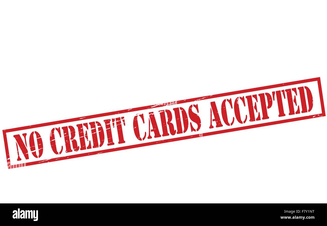 All cards accepted Stock Vector Images - Alamy