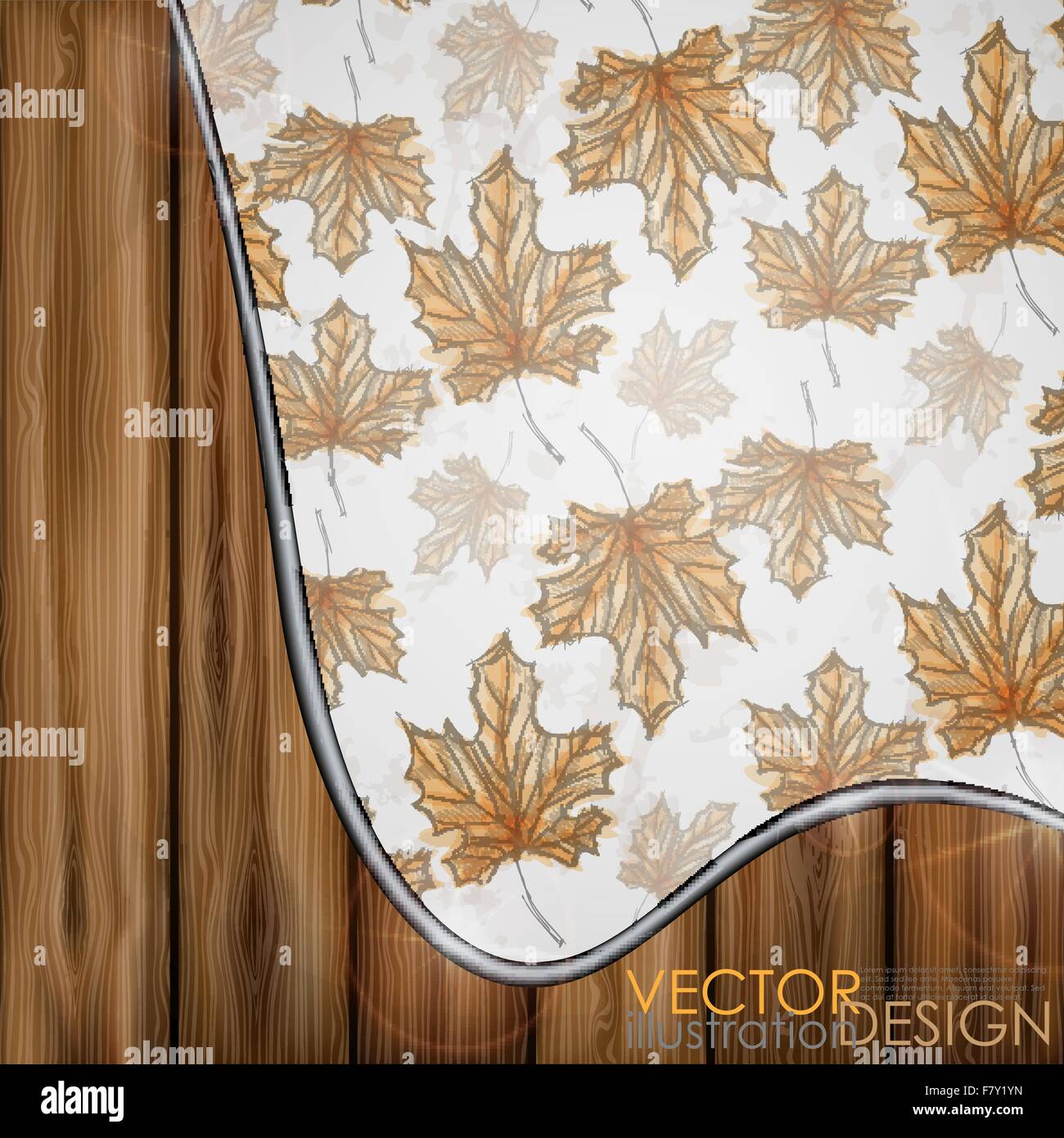 Hand Drawn Autumn Background Stock Vector Image & Art - Alamy