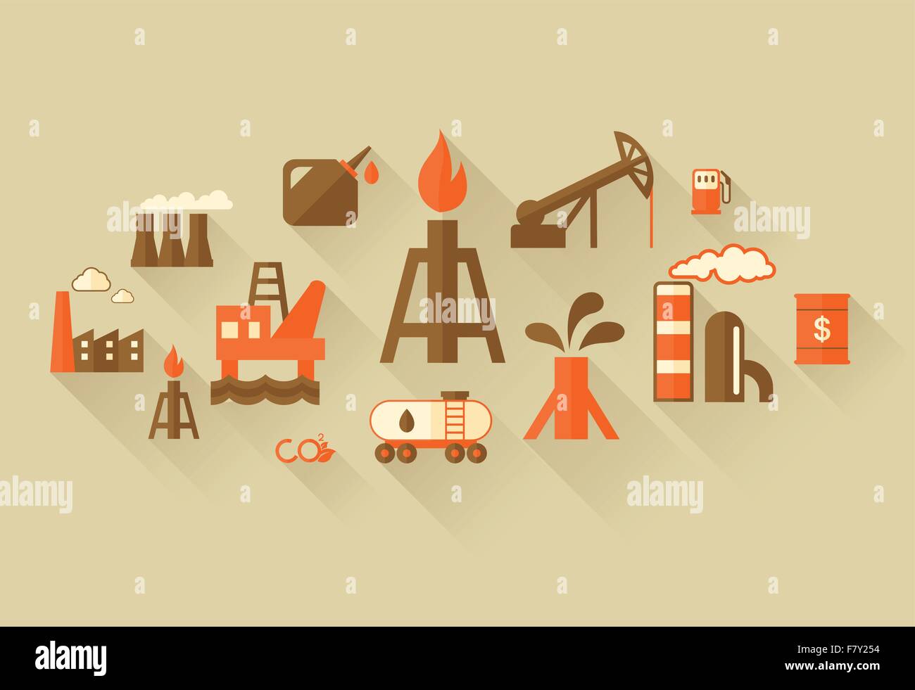 Oil Industry Infographic Template Stock Vector Image & Art - Alamy