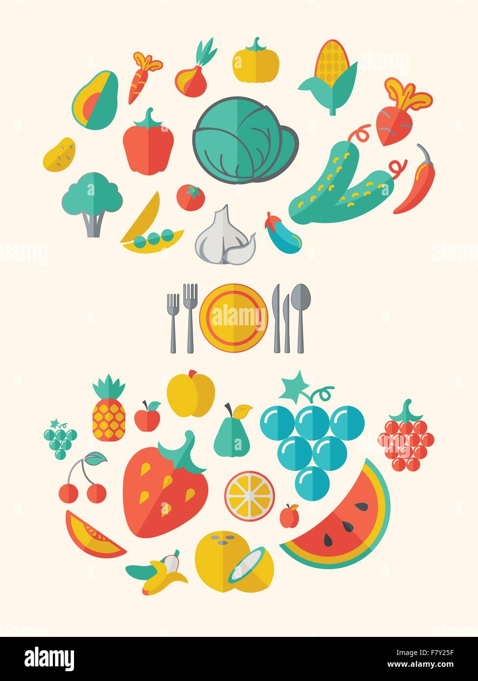 Healthy Food Infographic Template Stock Vector Image & Art - Alamy