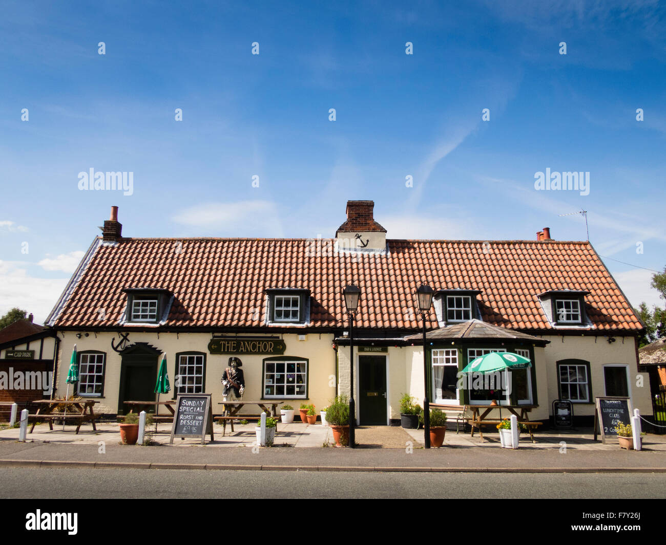 The Anchor Inn Stock Photo - Alamy