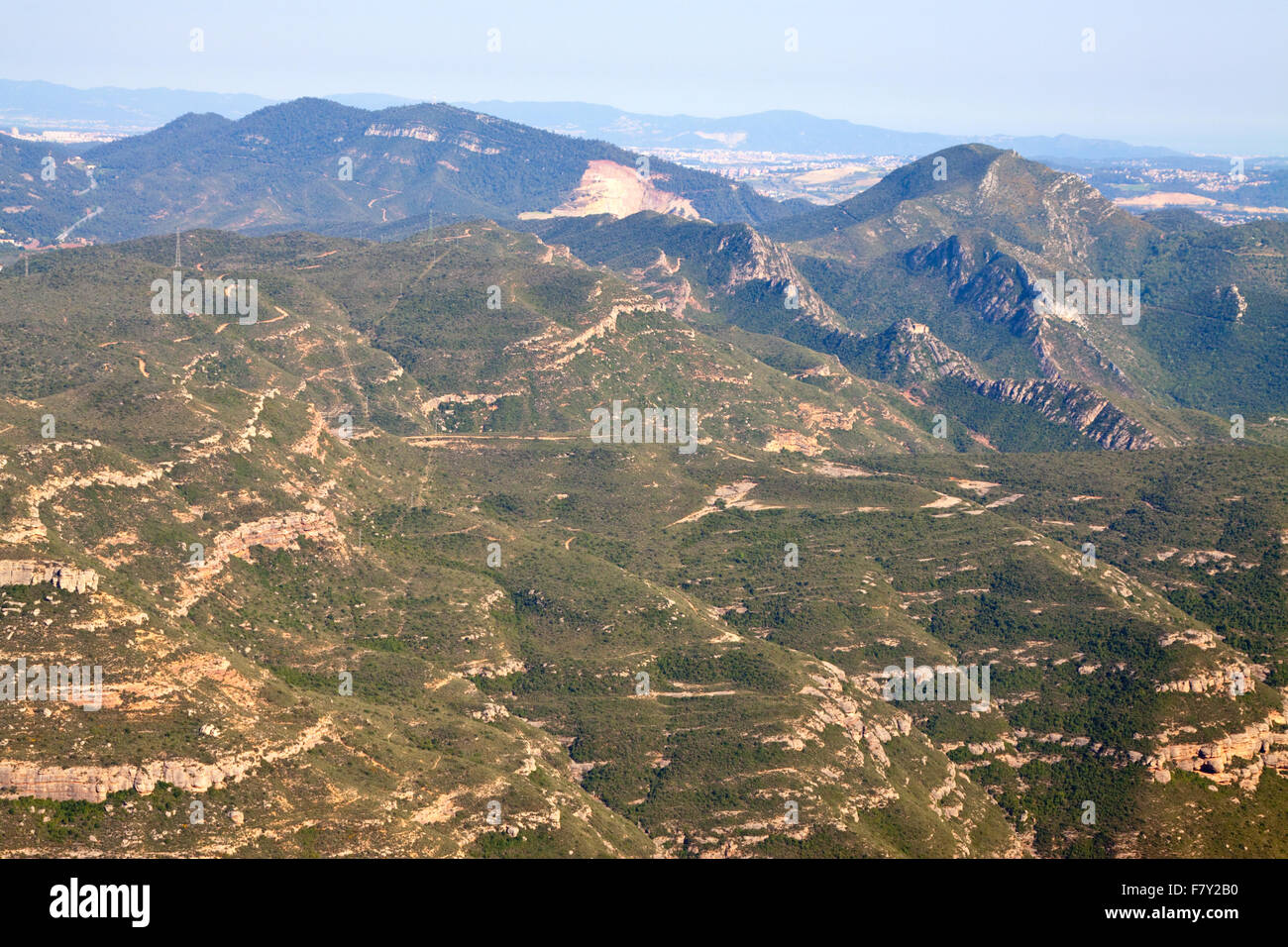 Top view pyrenees from montserrat hi-res stock photography and images ...