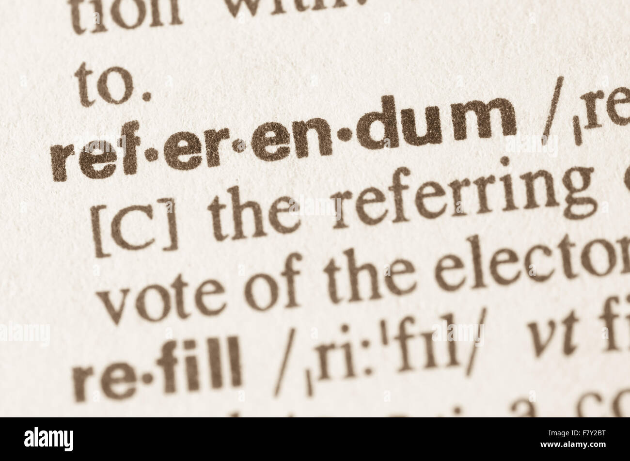 Referendum page hi-res stock photography and images - Alamy