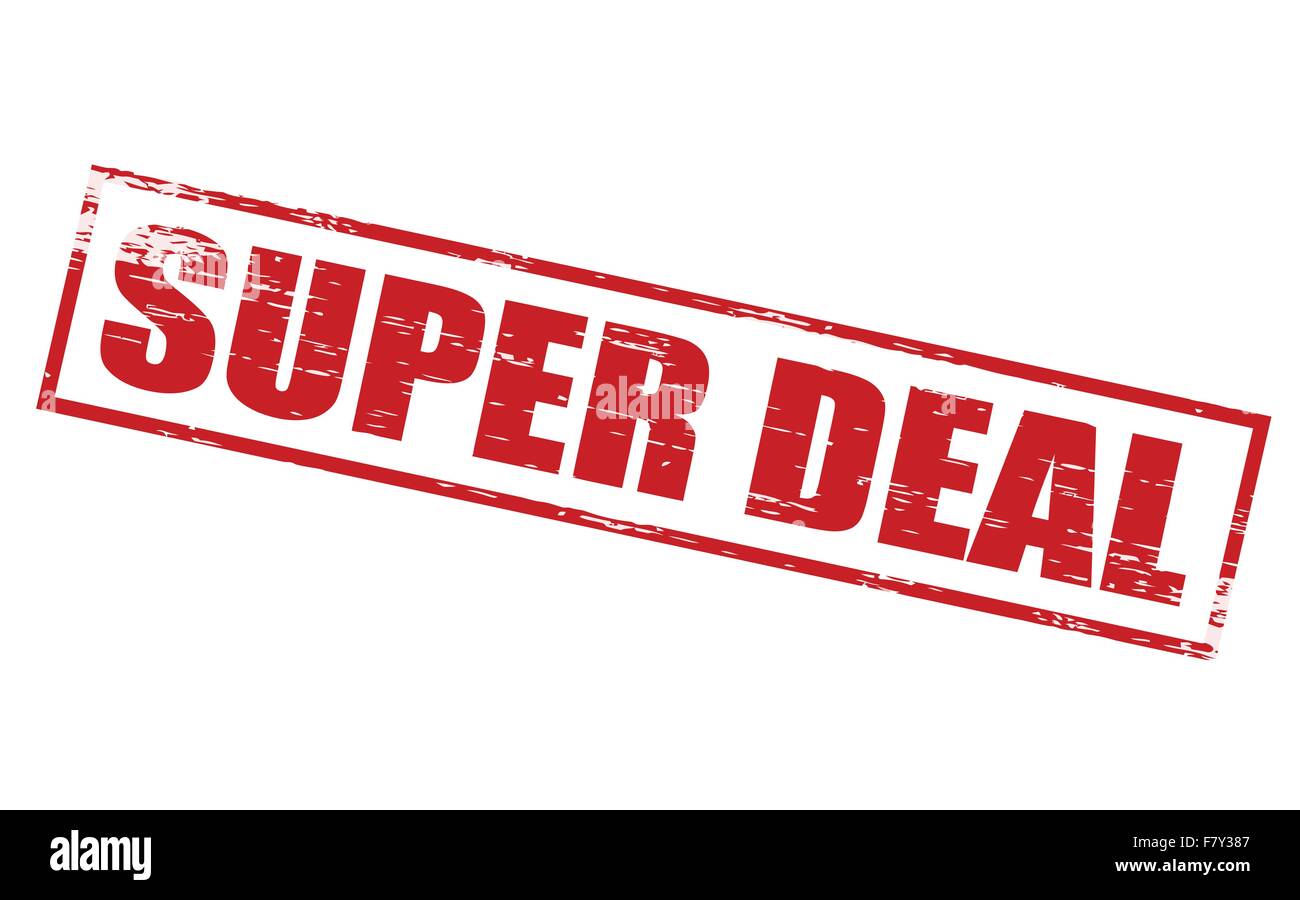 Super deal Stock Vector Images - Alamy