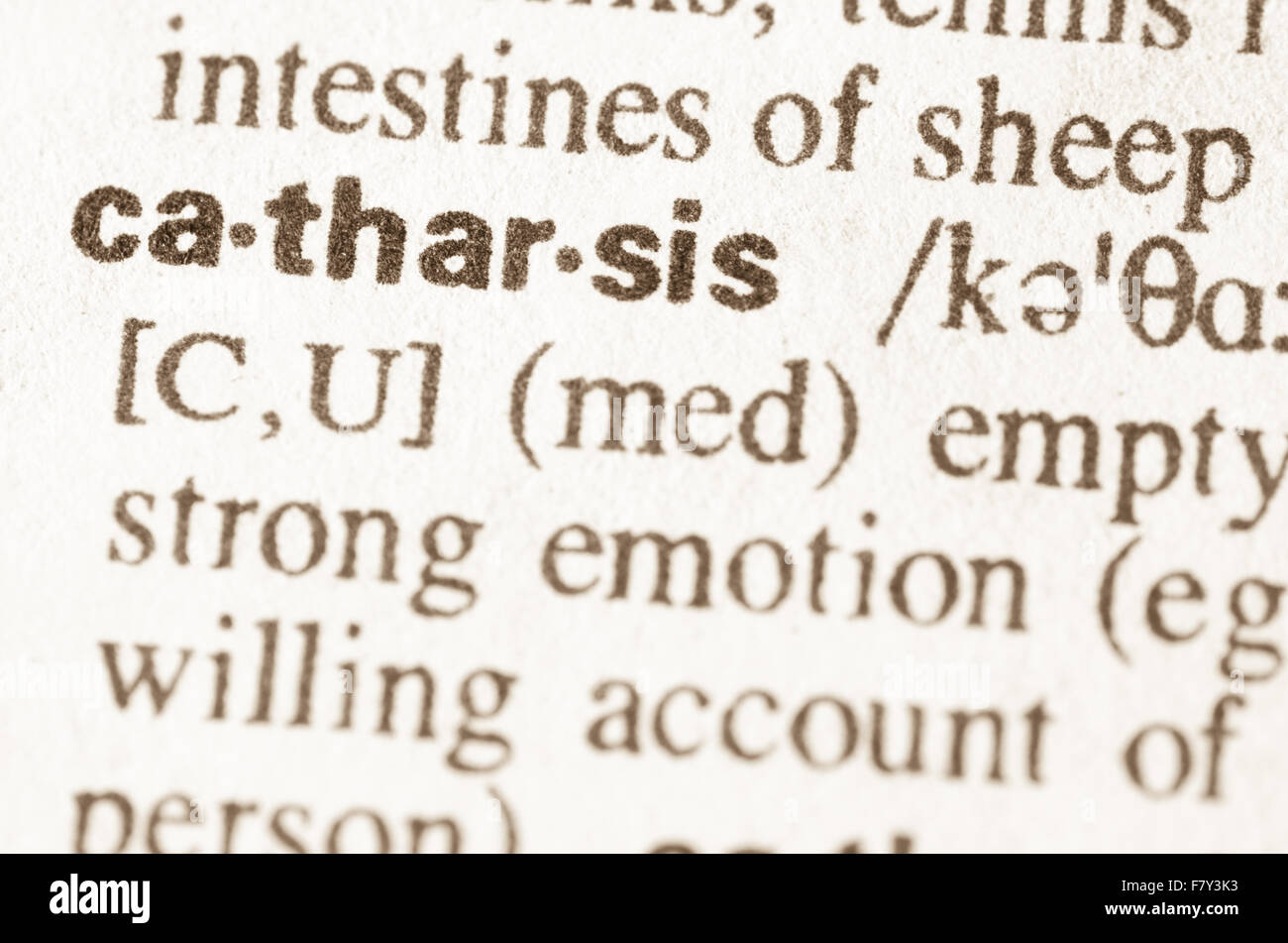 Catharsis hi-res stock photography and images - Alamy