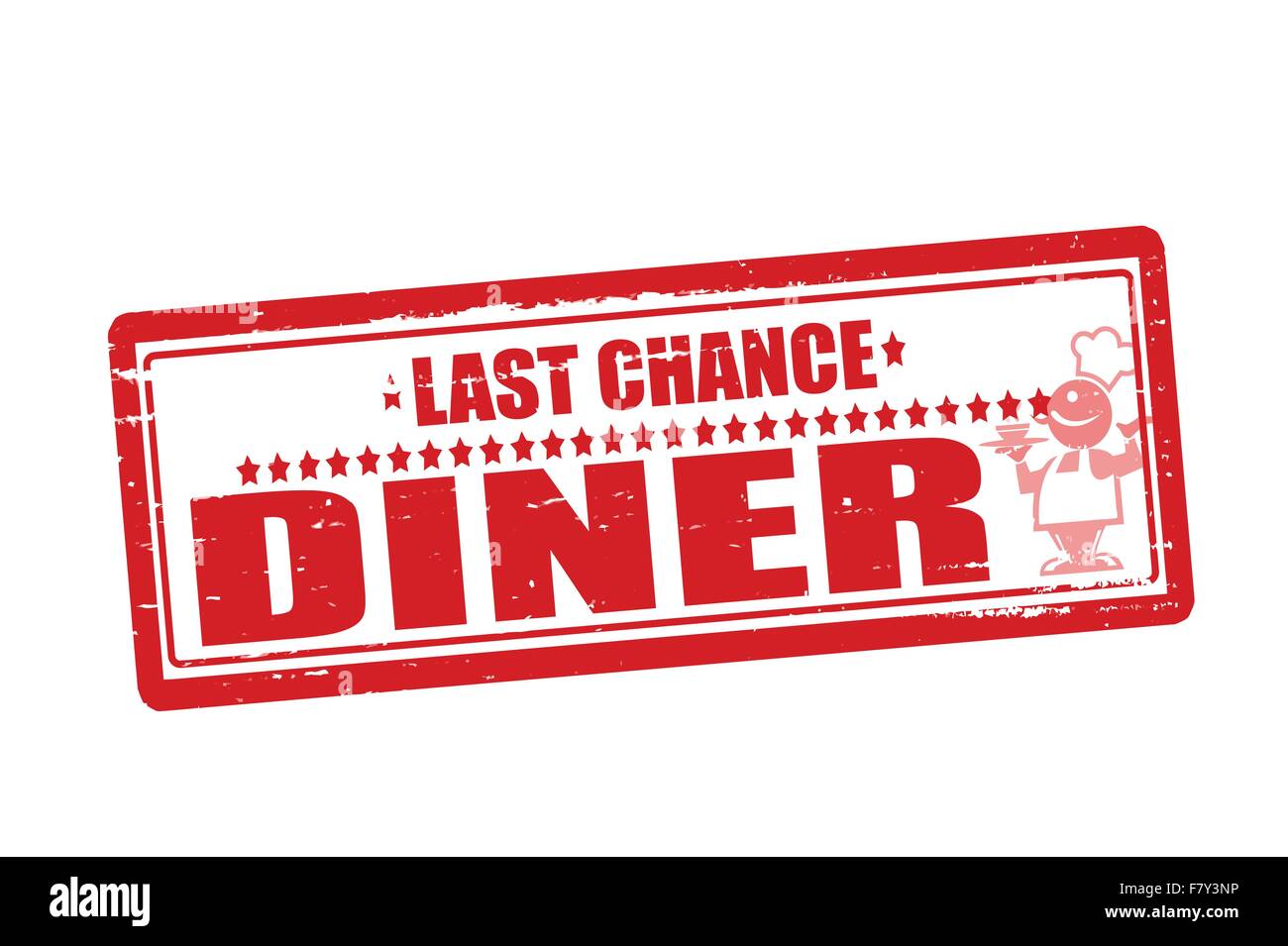 Last chance diner Stock Vector Image & Art - Alamy