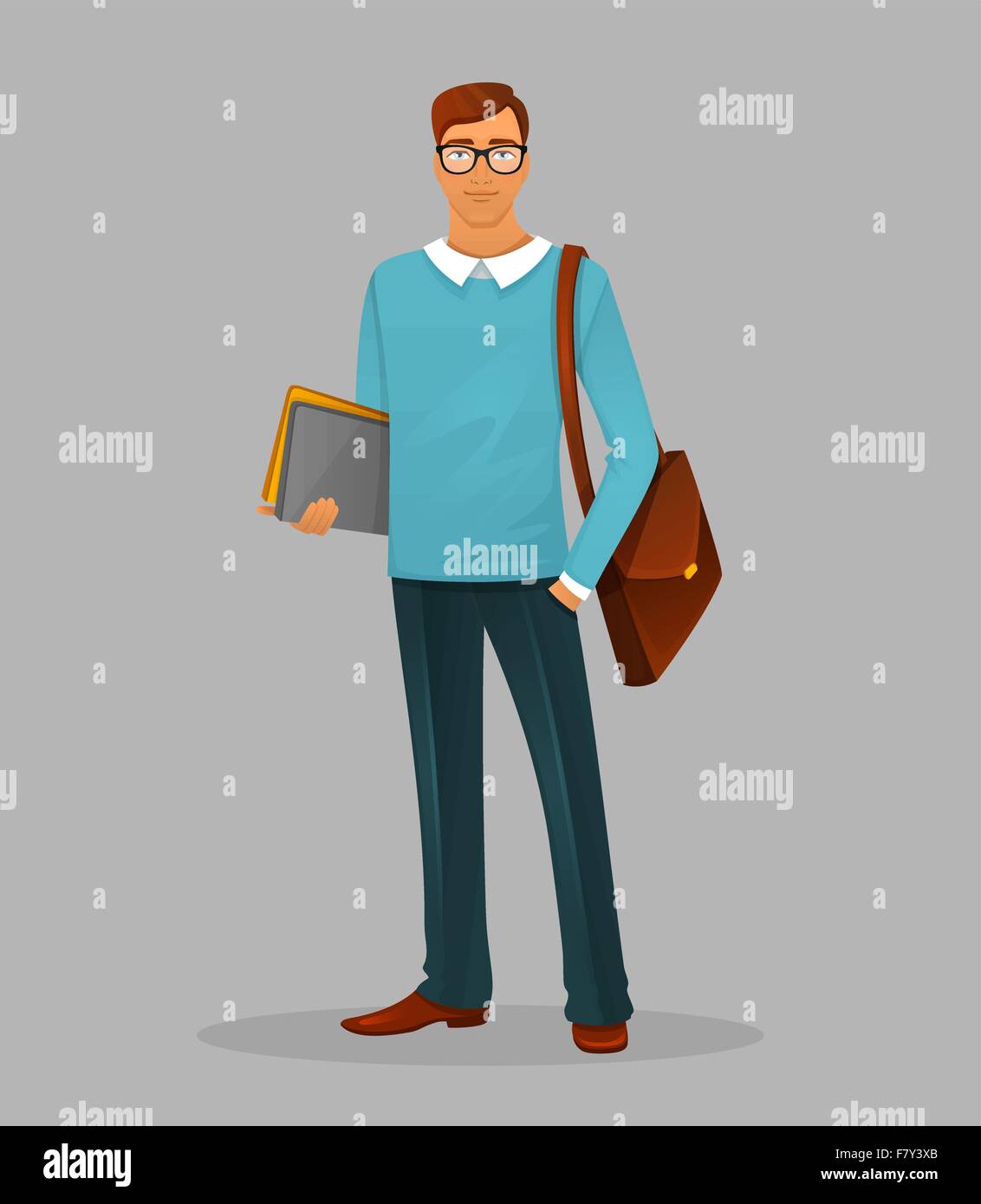 Explaining man Stock Vector Images - Alamy