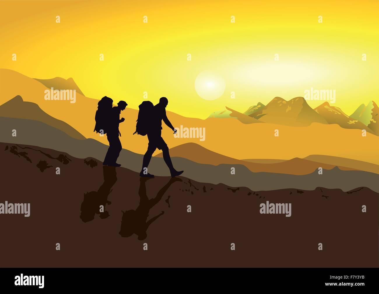 Hike Stock Vector Images Alamy