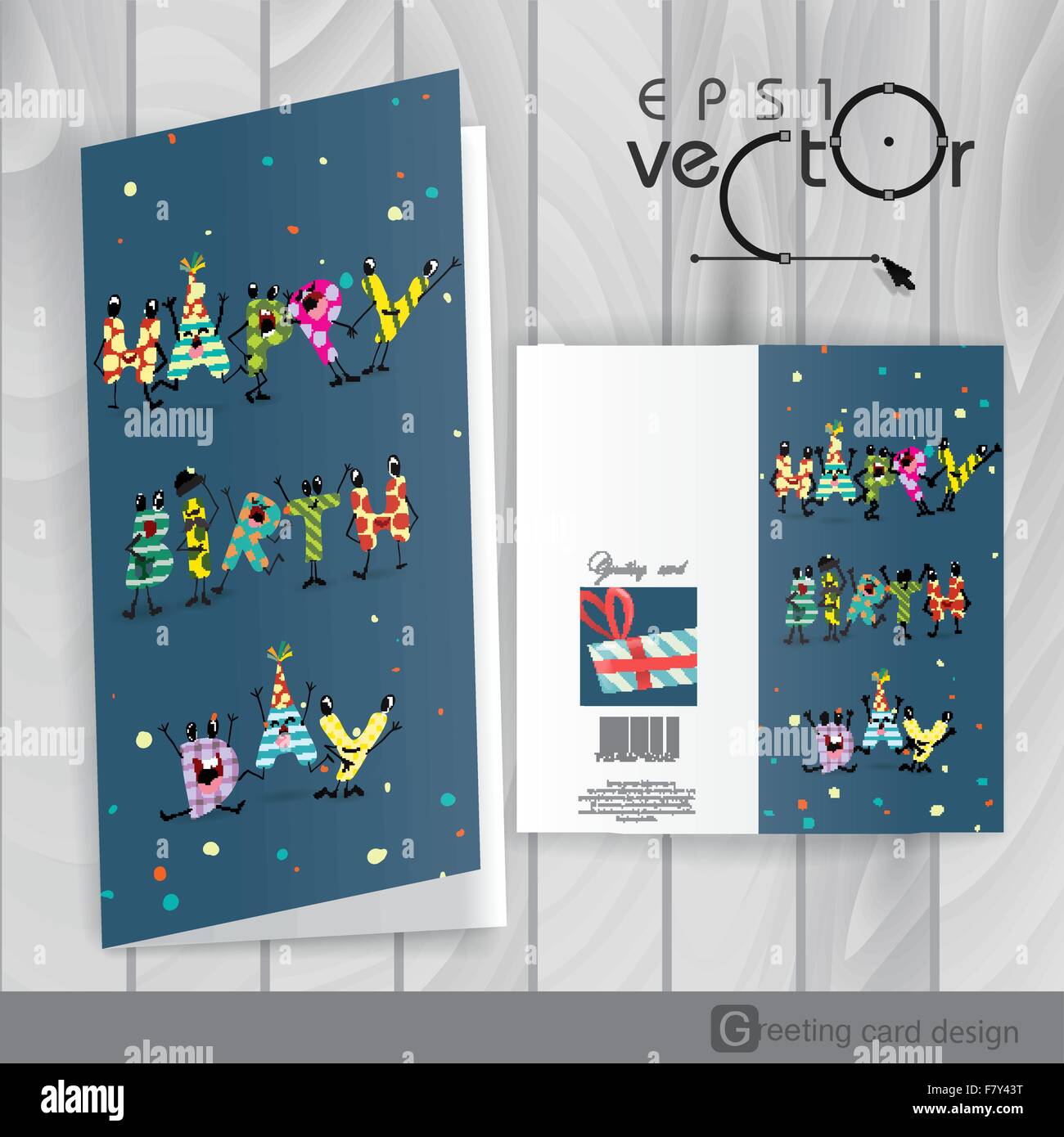 Greeting Card Design, Template Stock Vector Image & Art - Alamy